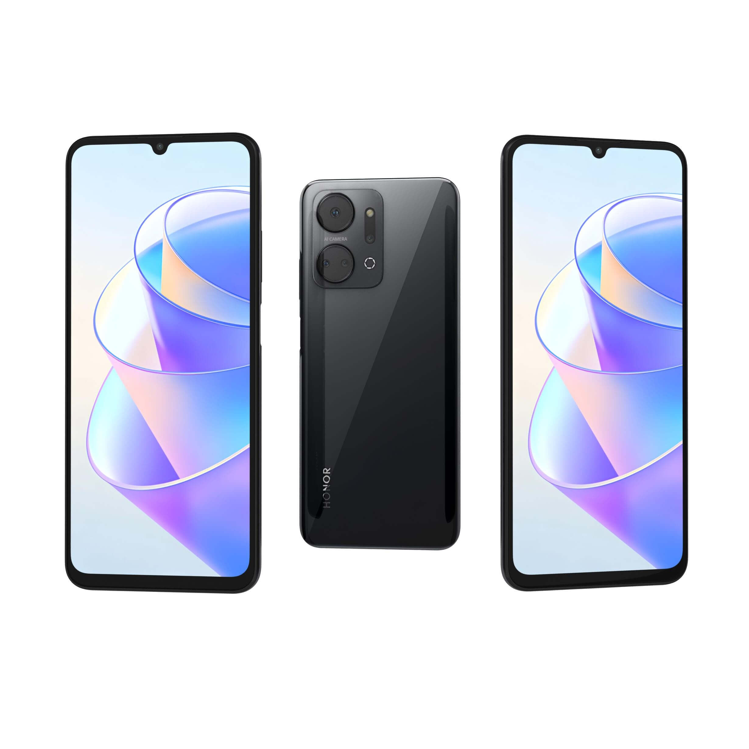 Honor X7A Black - 3D Model by Rever_Art