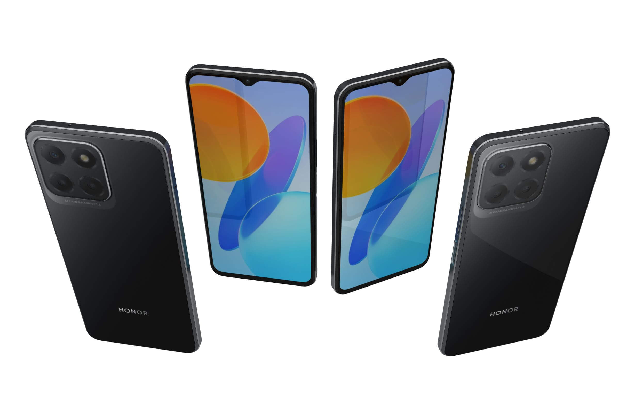 Honor X8 5G All Colors - 3D Model by Rever_Art