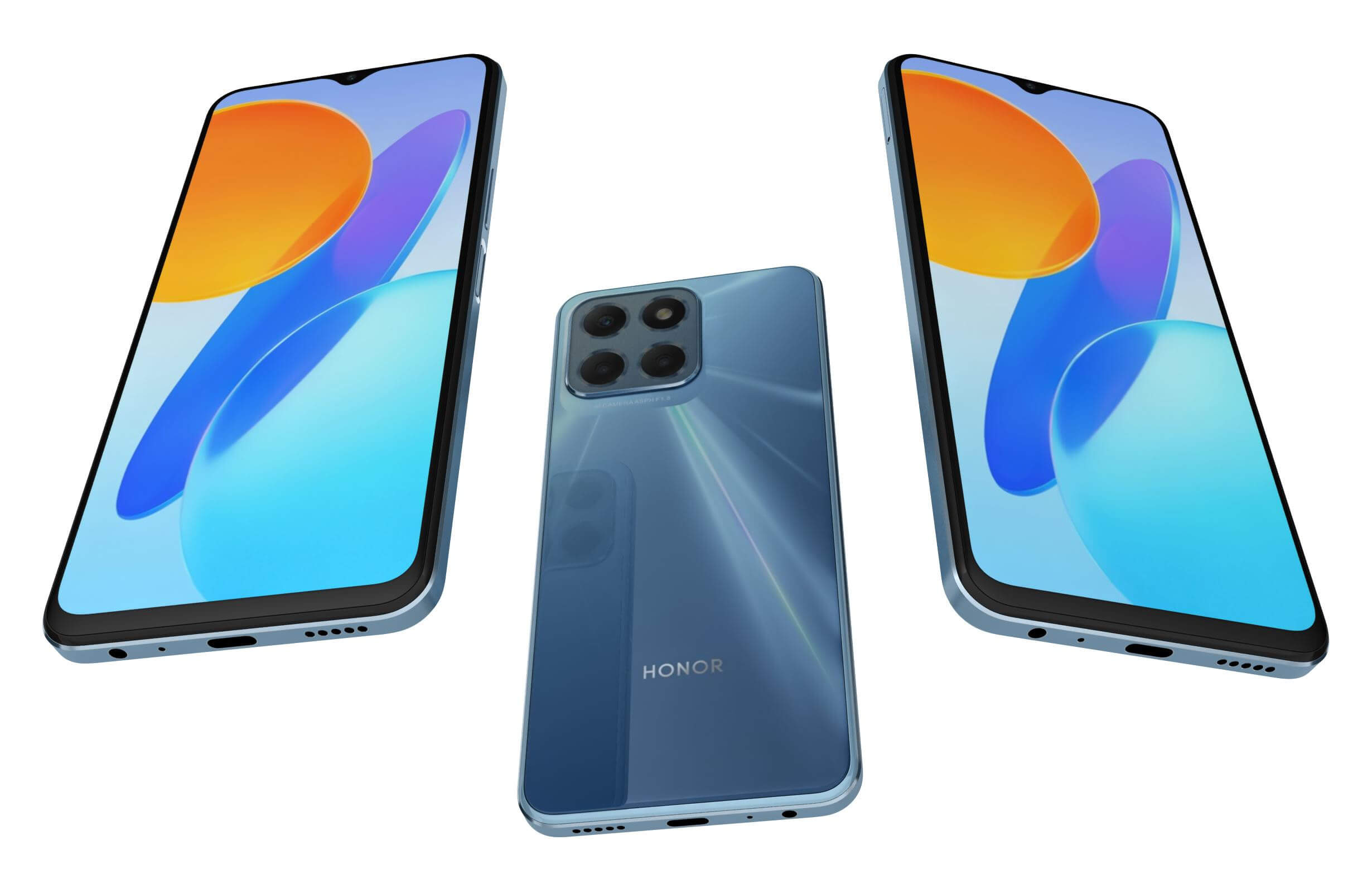 Honor X8 5G All Colors - 3D Model by Rever_Art