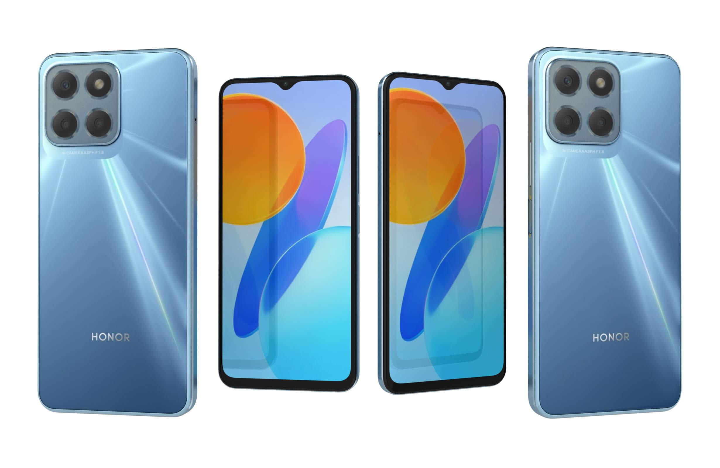 Honor X8 5G All Colors - 3D Model by Rever_Art