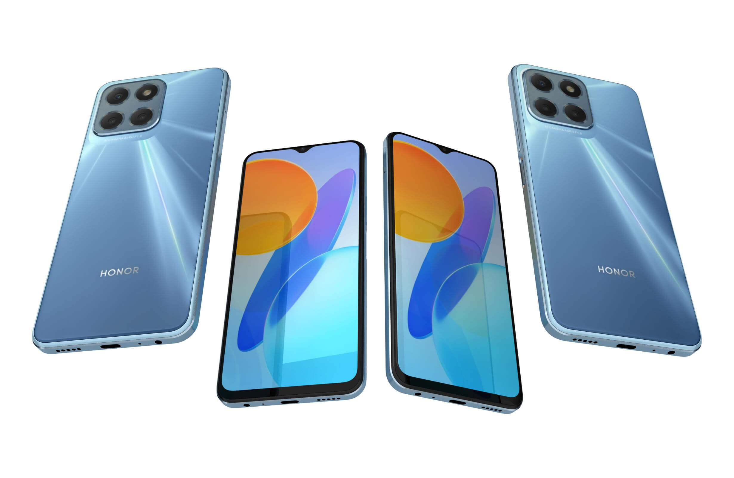 Honor X8 5G All Colors - 3D Model by Rever_Art