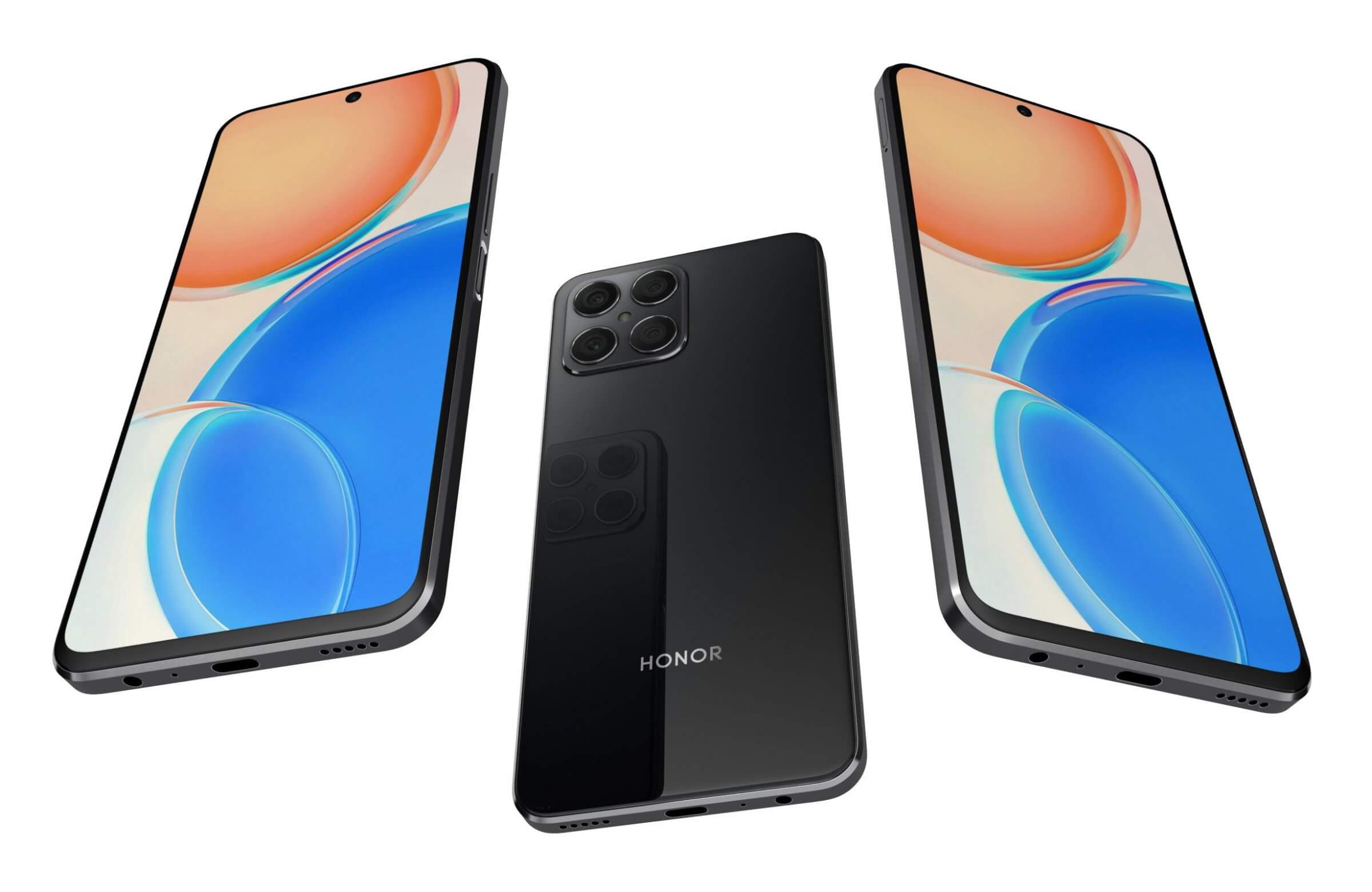 Honor X8 All Colors - 3D Model by Rever_Art