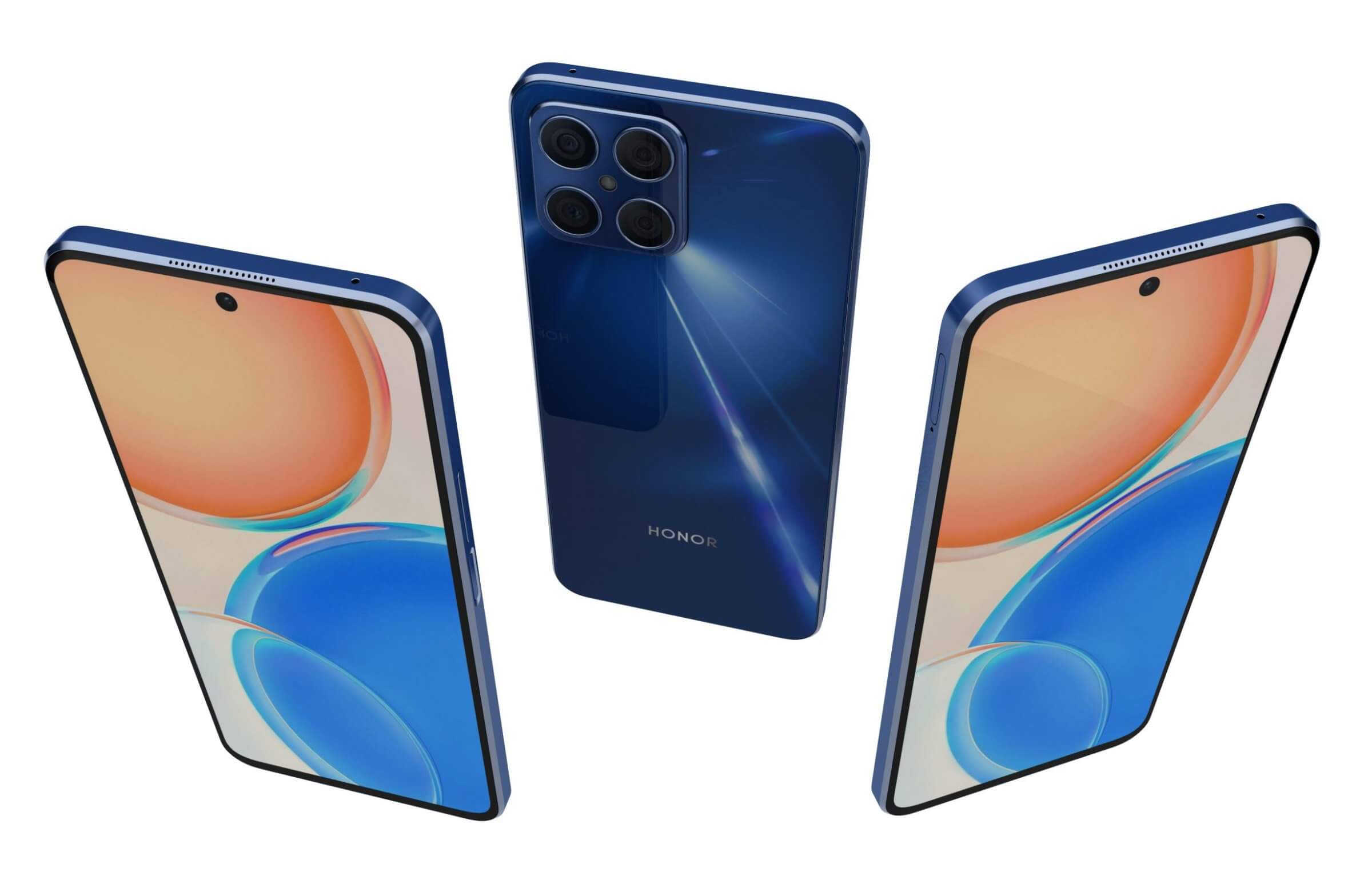 Honor X8 All Colors - 3D Model by Rever_Art