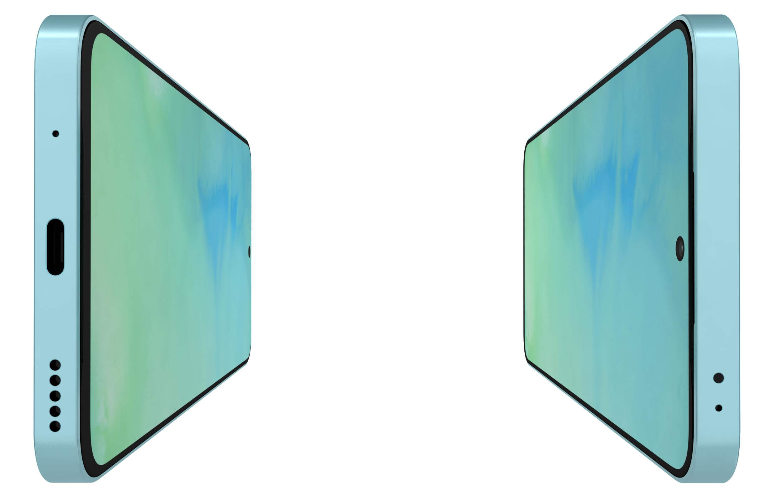 Honor X8A Blue - 3D Model by Rever_Art