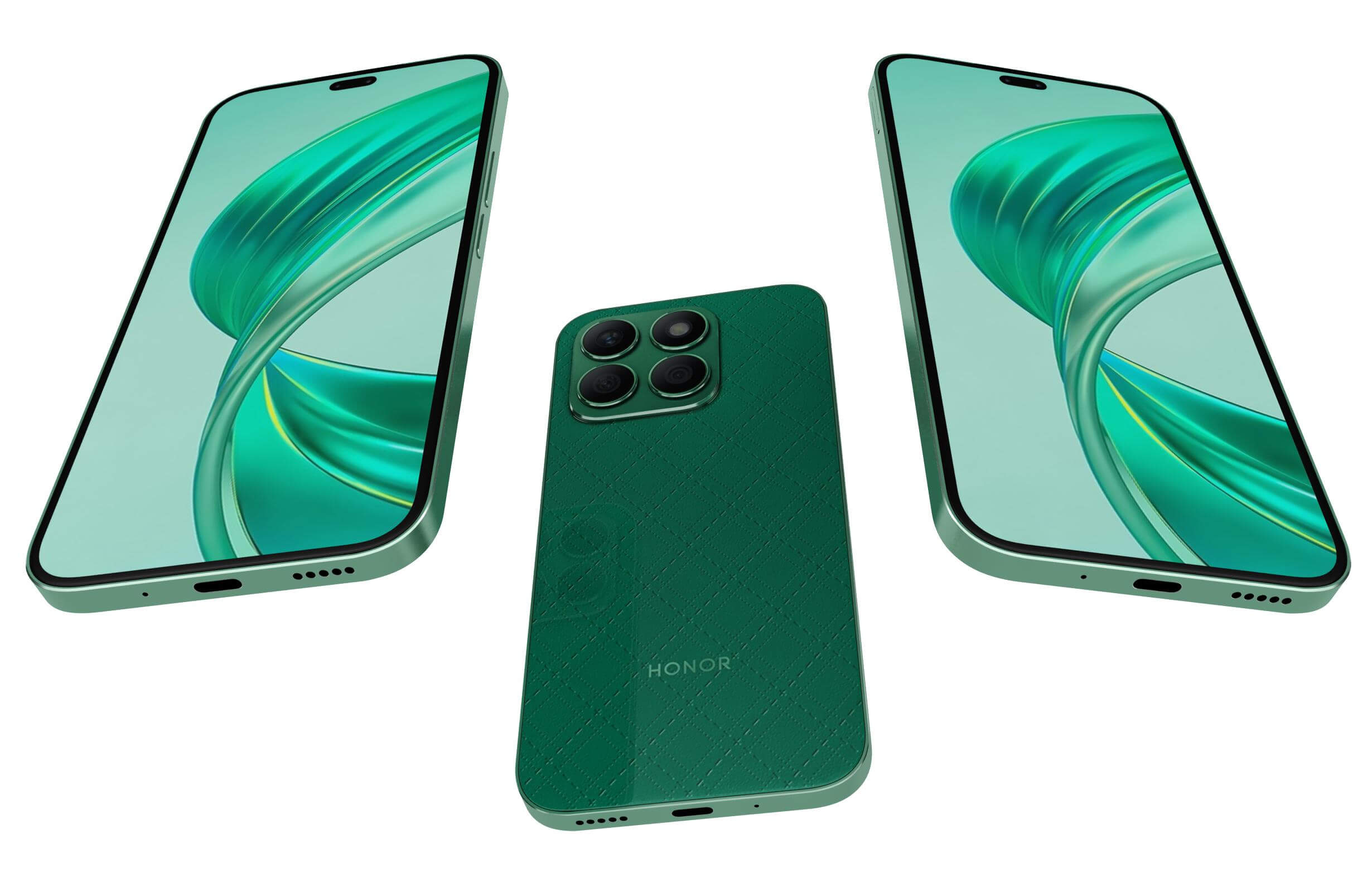 Honor X8B Green - 3D Model by Rever_Art