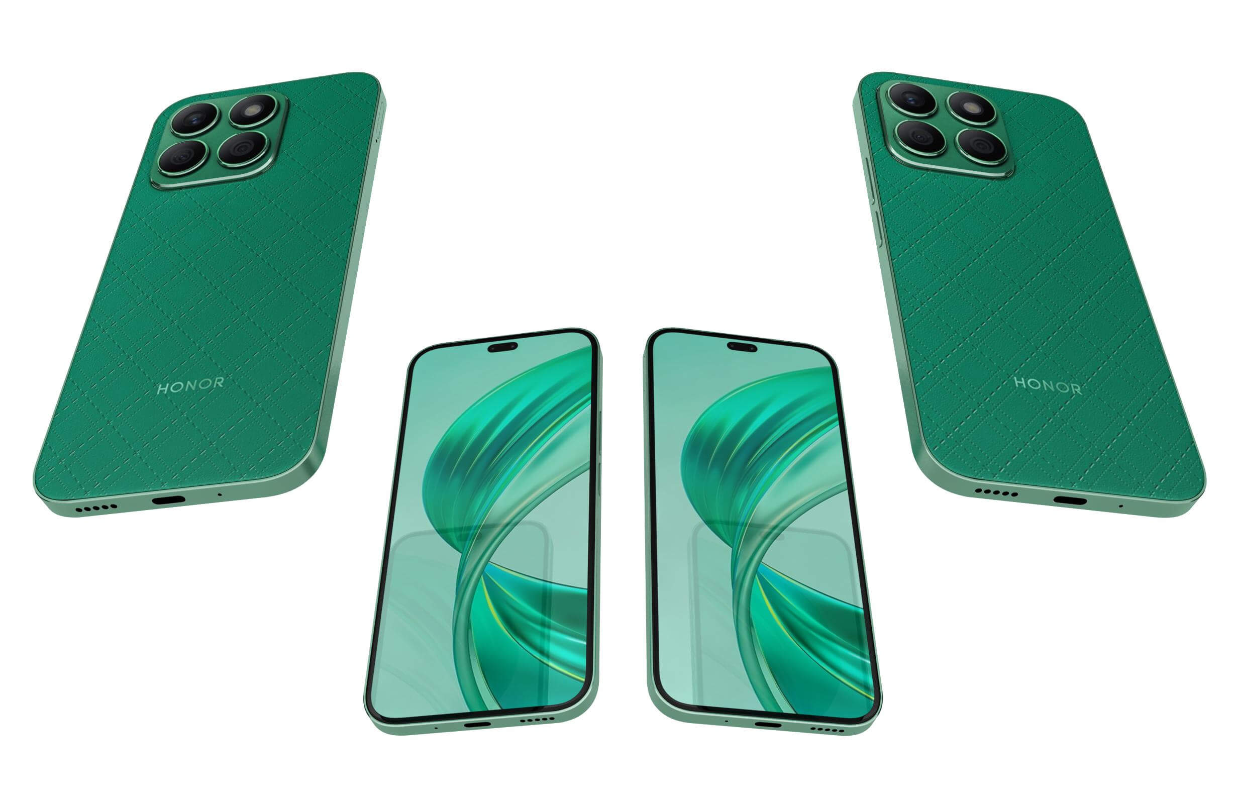 Honor X8B Green - 3D Model by Rever_Art