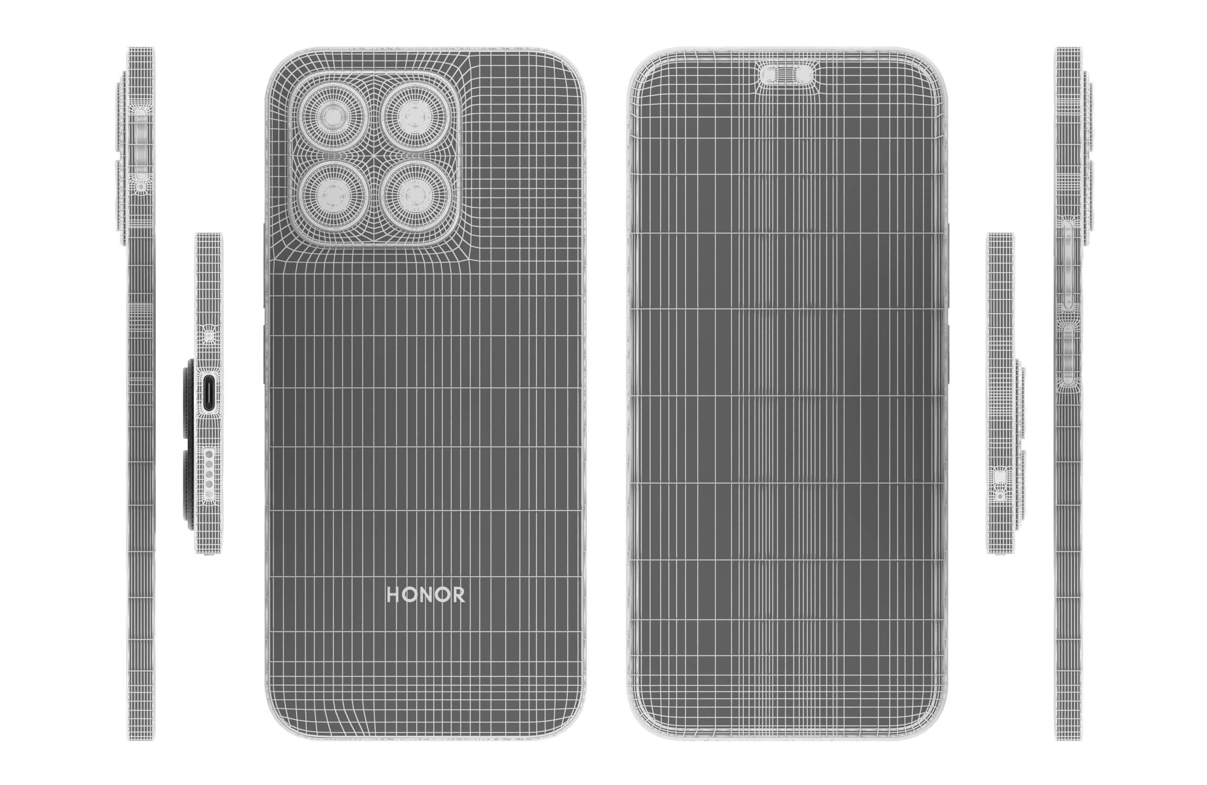 Honor X8B Green - 3D Model by Rever_Art