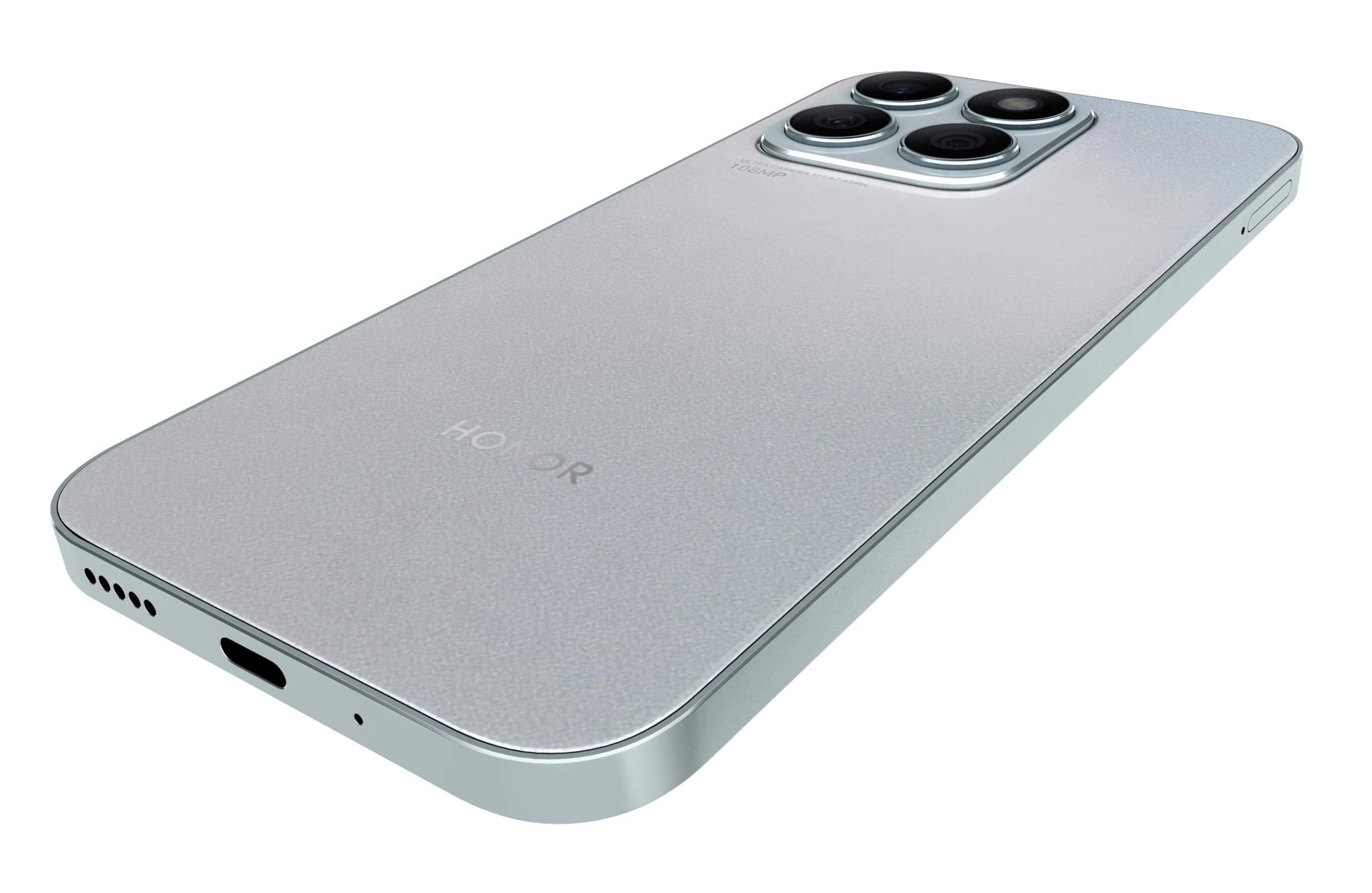 Honor X8B White - 3D Model by Rever_Art