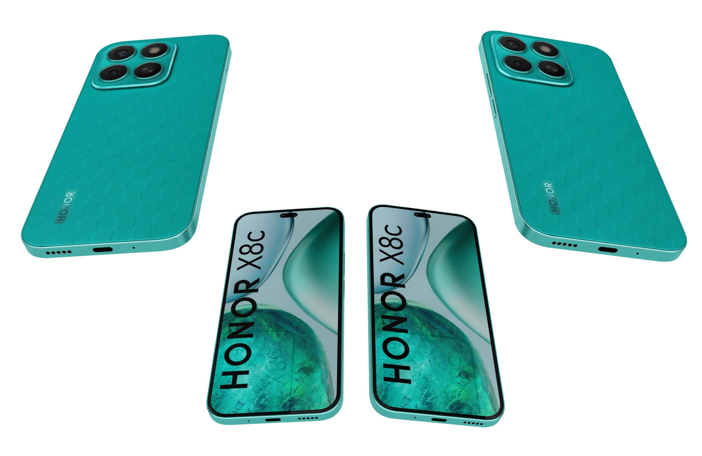 Honor X8C All Colors - 3D Model by Rever_Art