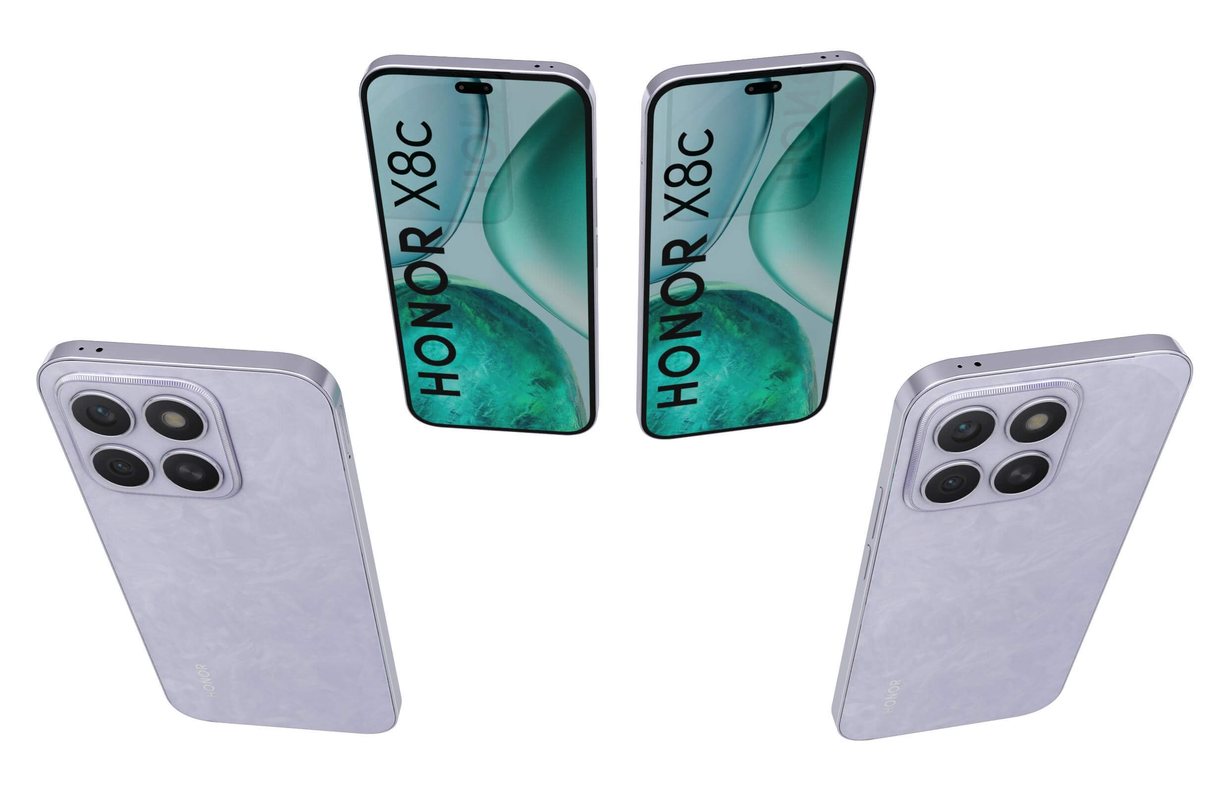 Honor X8C All Colors - 3D Model by Rever_Art