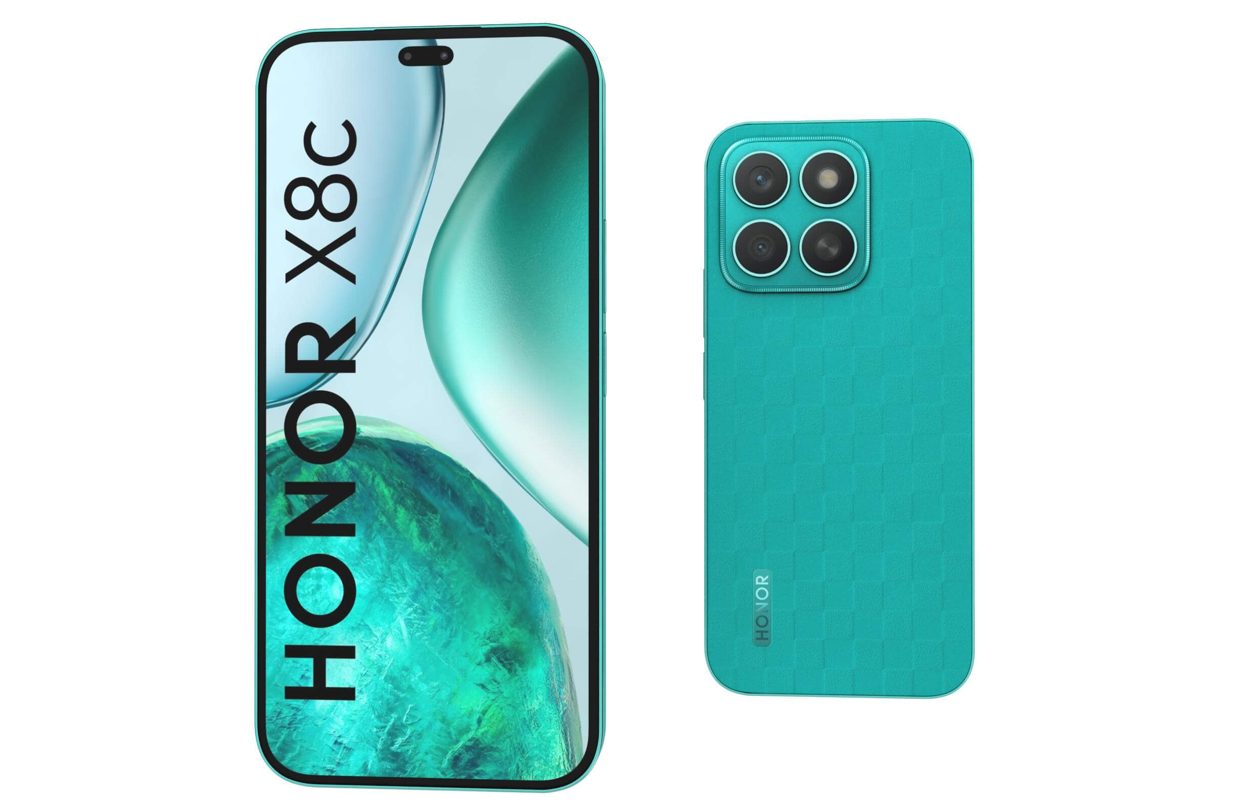 Honor X8C Green - 3D Model by Rever_Art