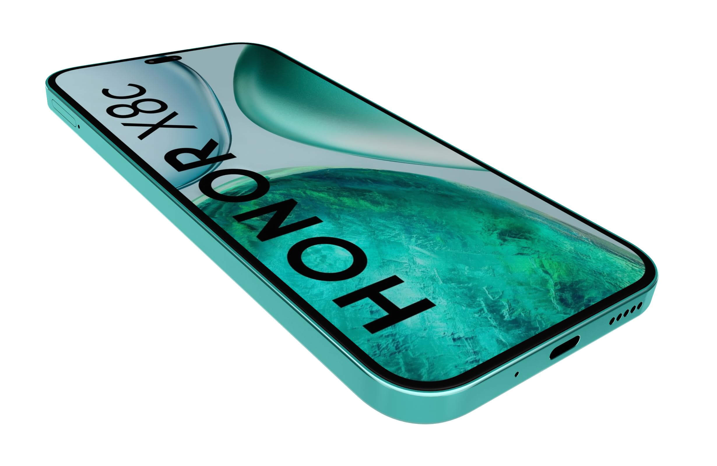 Honor X8C Green - 3D Model by Rever_Art