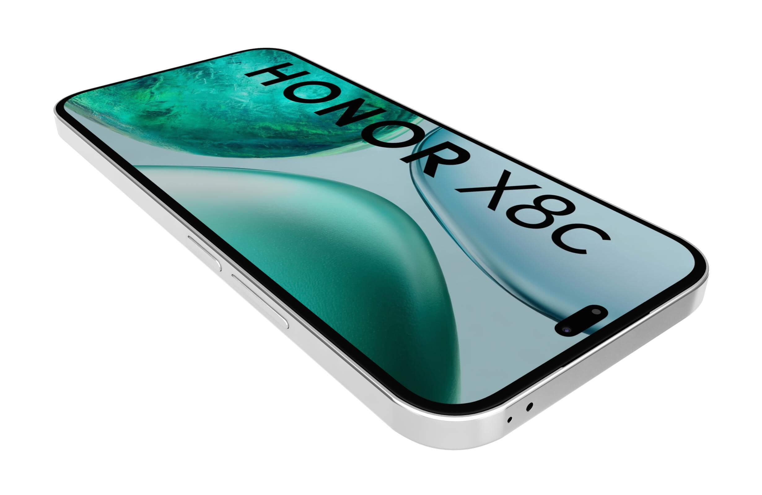 Honor X8C White - 3D Model by Rever_Art