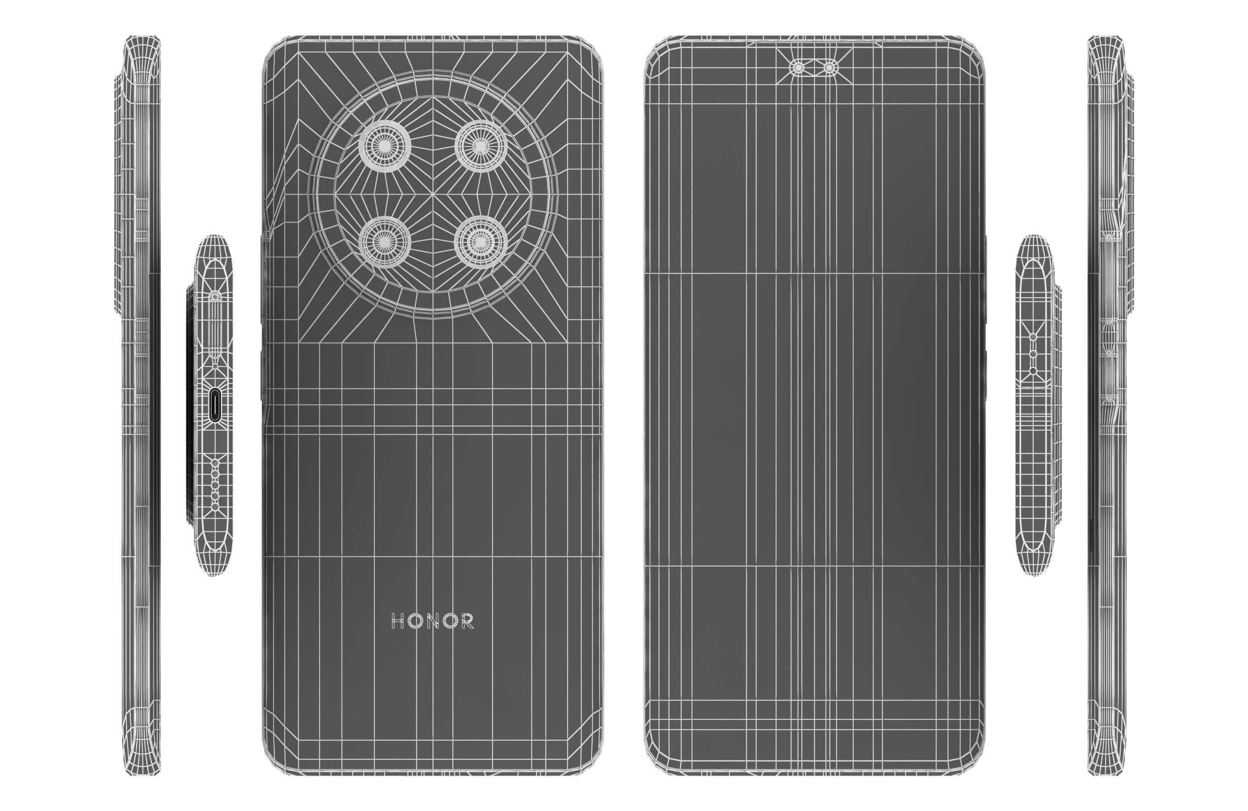 Honor X9C Jade Cyan - 3D Model by Rever_Art