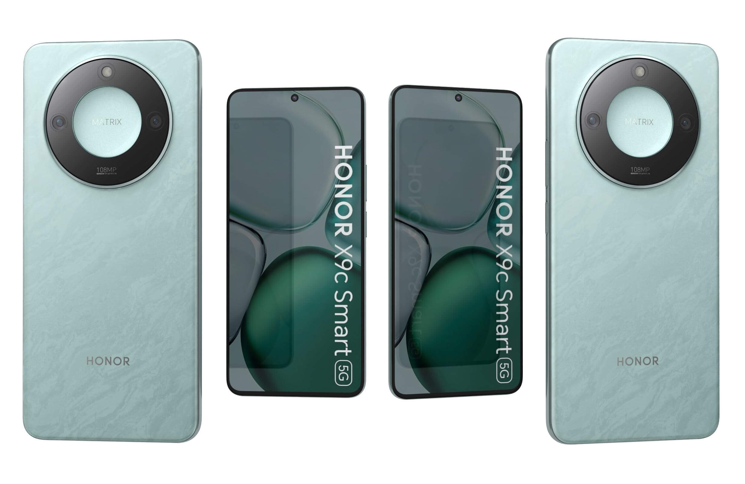 Honor X9c Smart Moonlight White And Ocean Cyan - 3D Model by Rever_Art