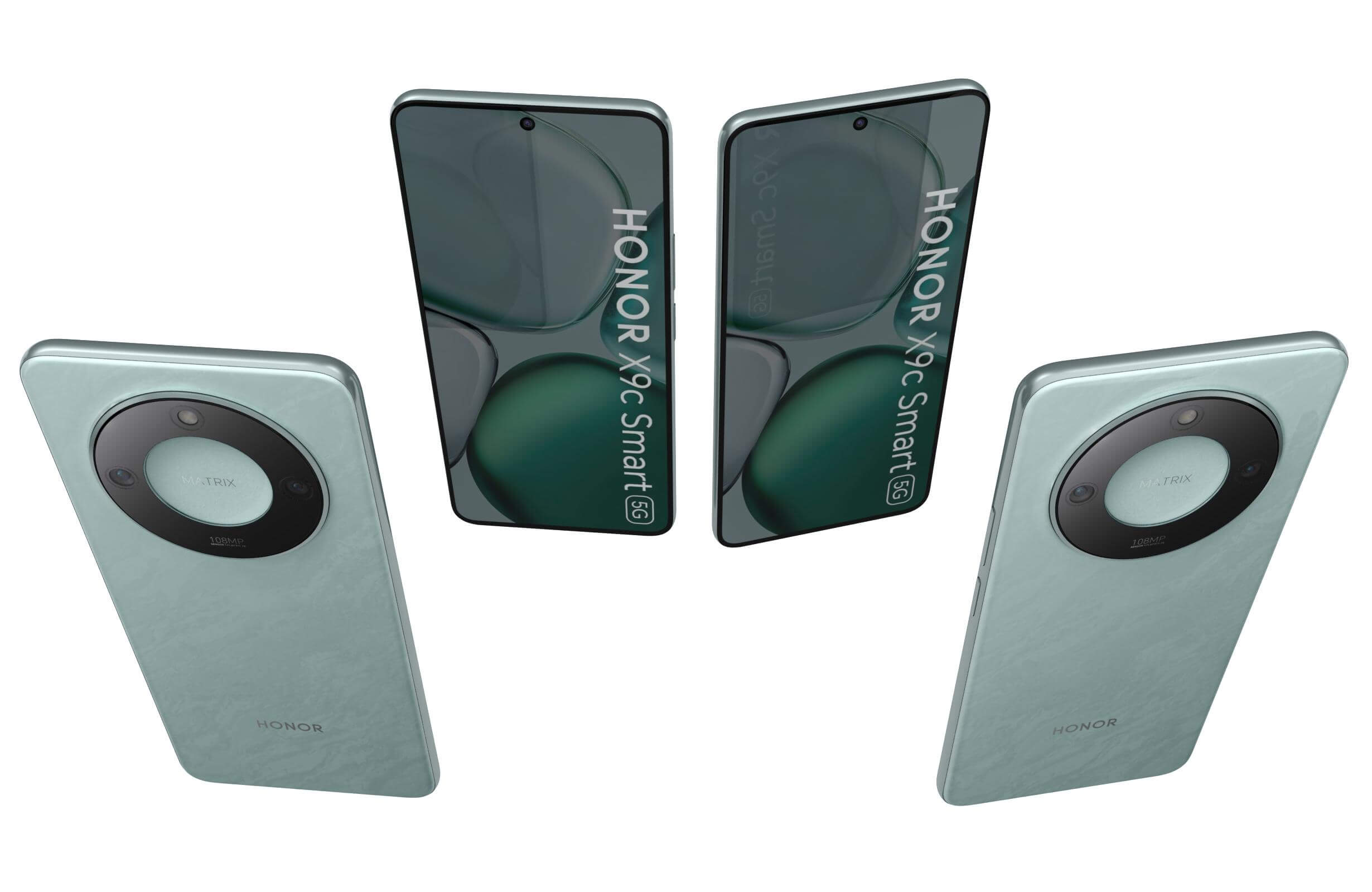 Honor X9c Smart Moonlight White And Ocean Cyan - 3D Model by Rever_Art