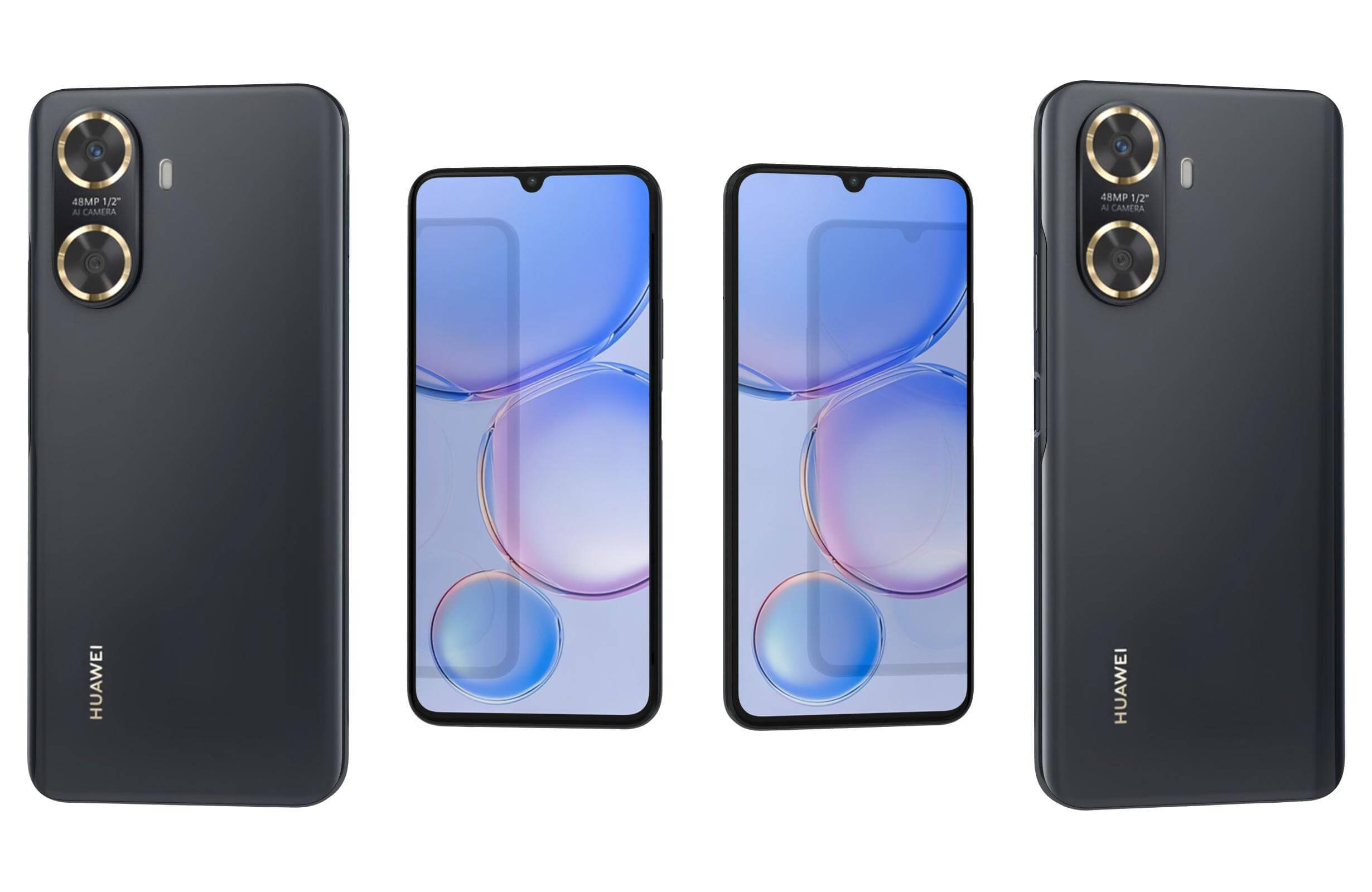 Huawei Enjoy 60 Black - 3D Model by Rever_Art