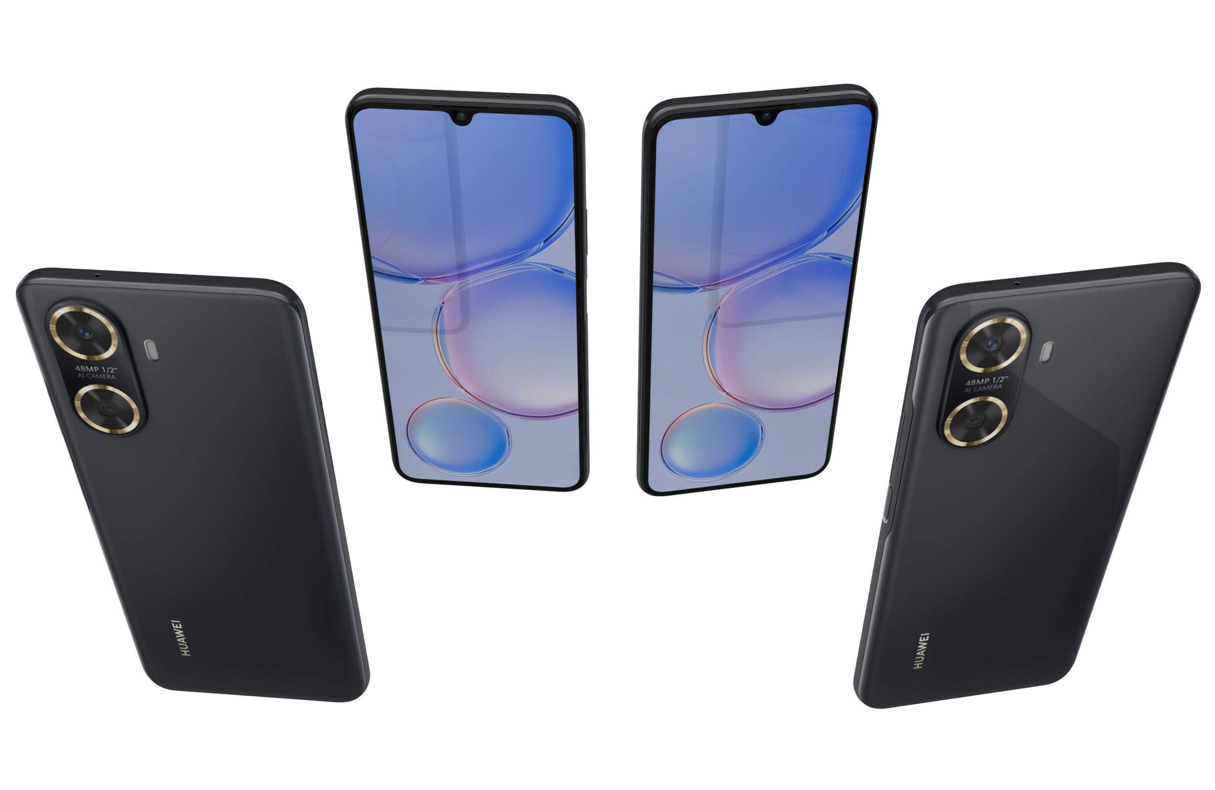 Huawei Enjoy 60 Black - 3D Model by Rever_Art