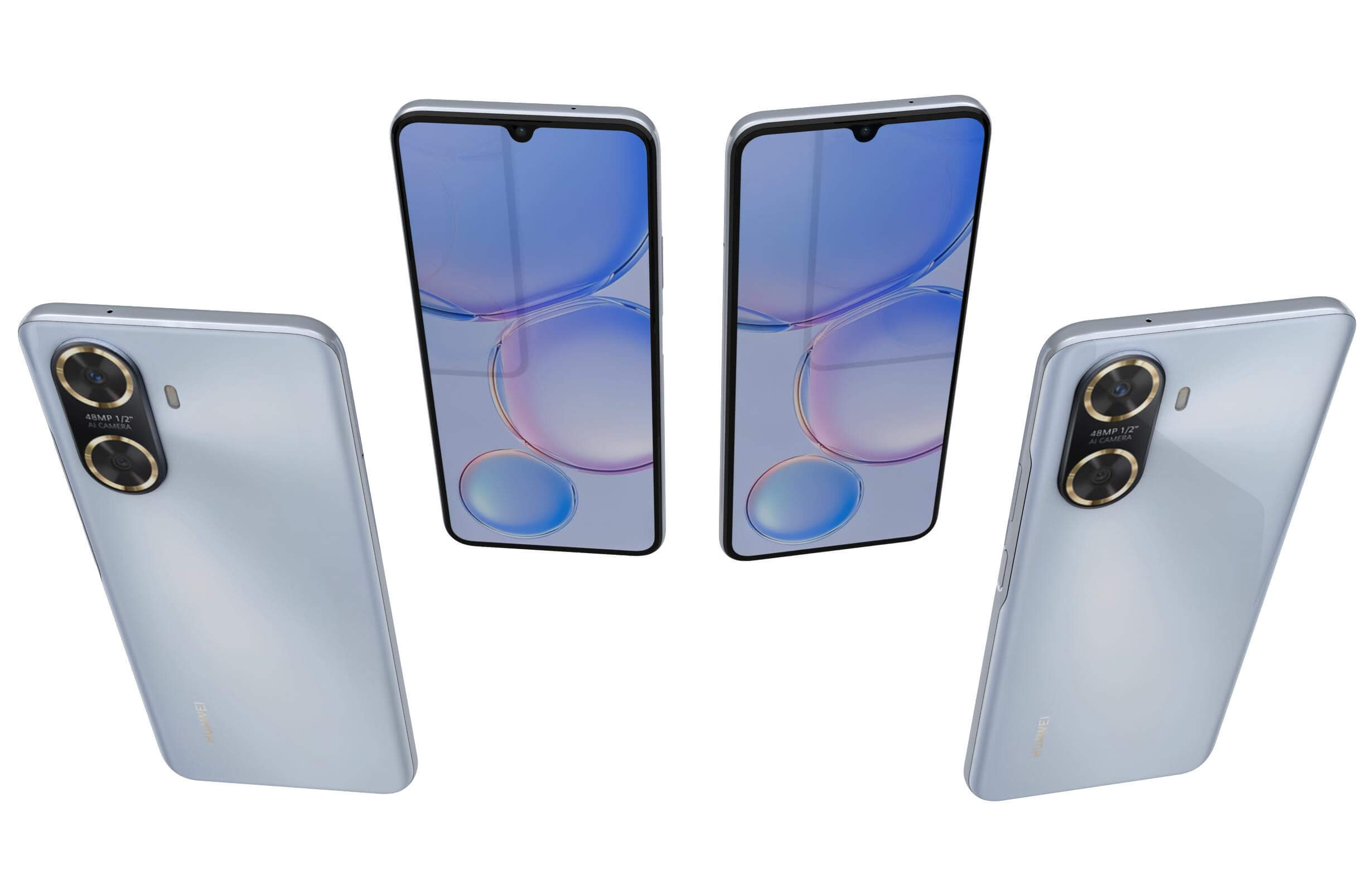 Huawei Enjoy 60 Blue - 3D Model by Rever_Art