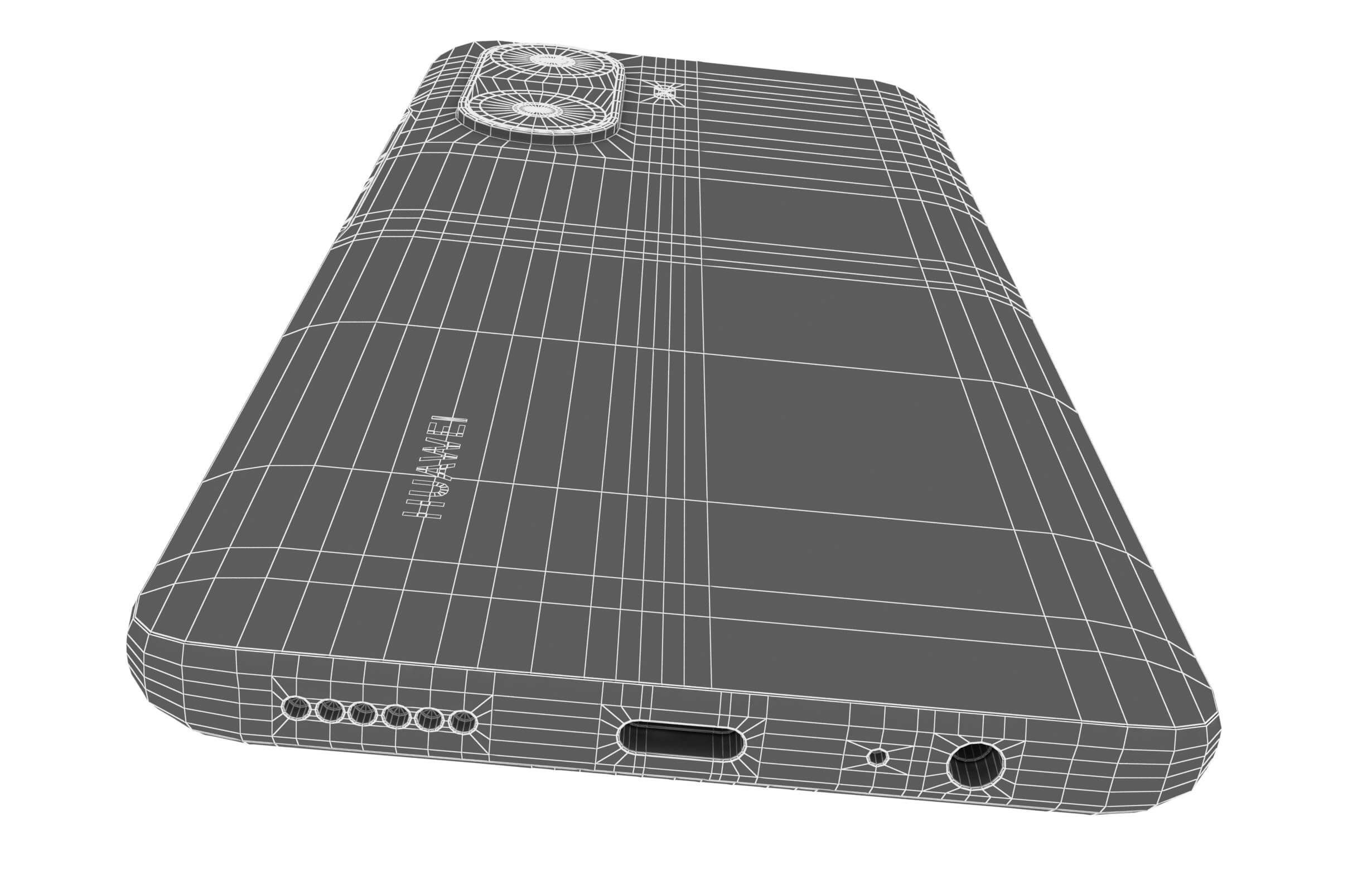 Huawei Enjoy 60 Blue - 3D Model by Rever_Art