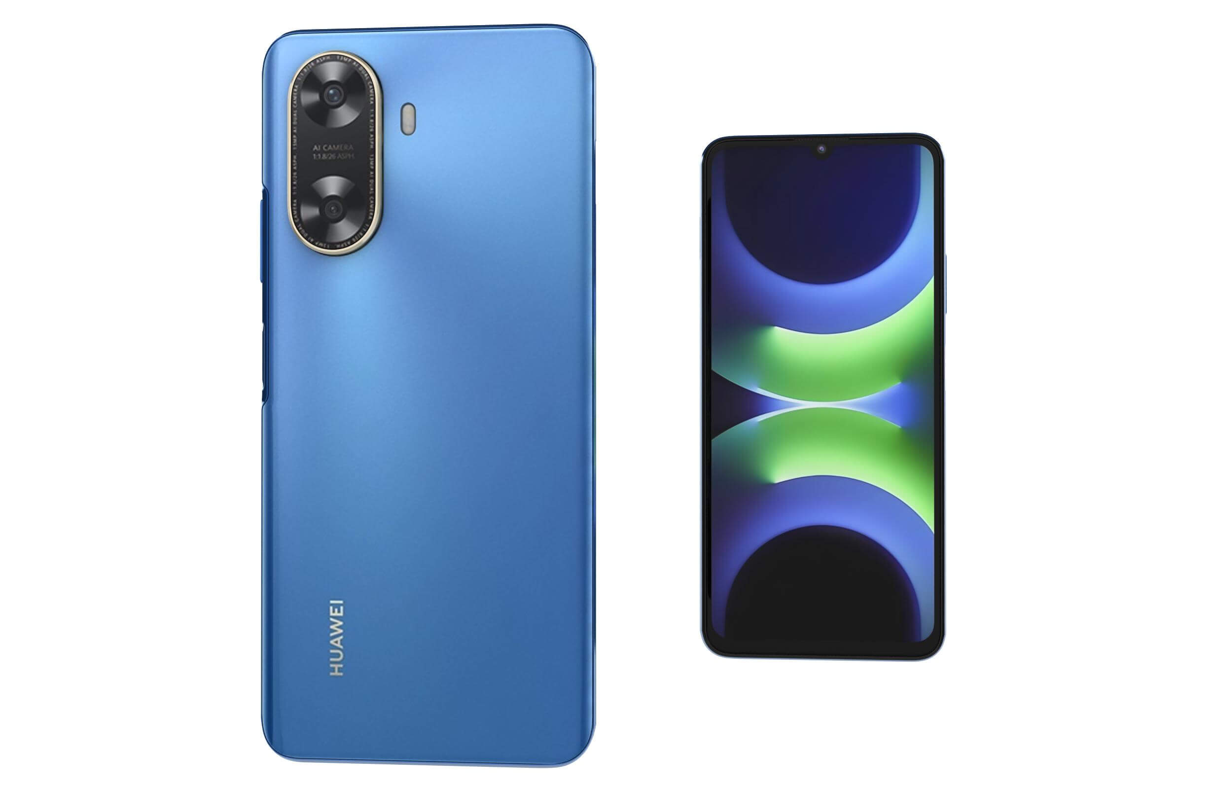 Huawei Enjoy 70Z Blue - 3D Model by Rever_Art