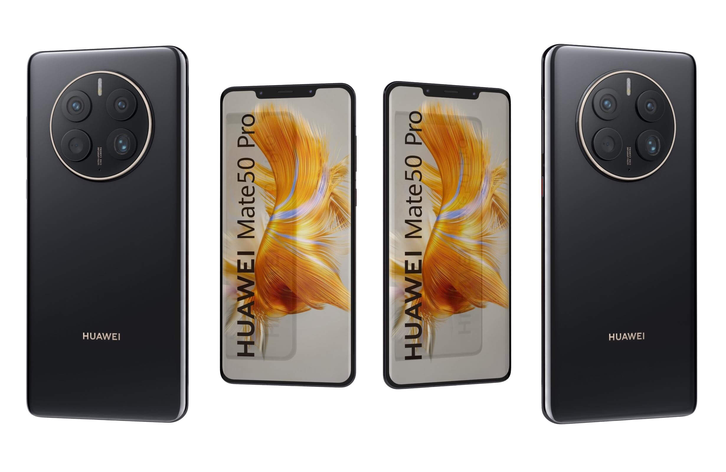 Huawei Mate 50 Pro All Colors - 3D Model by Rever_Art