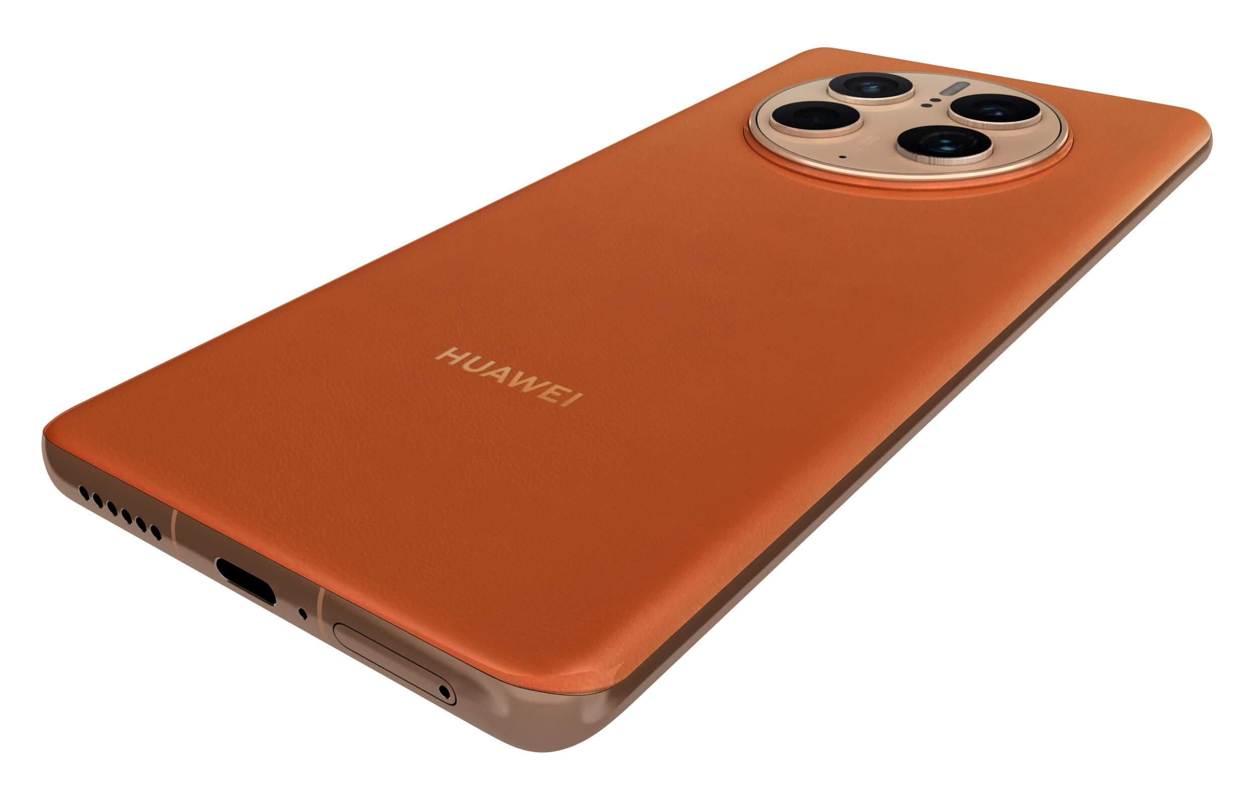 Huawei Mate 50 Pro Orange - 3D Model by Rever_Art