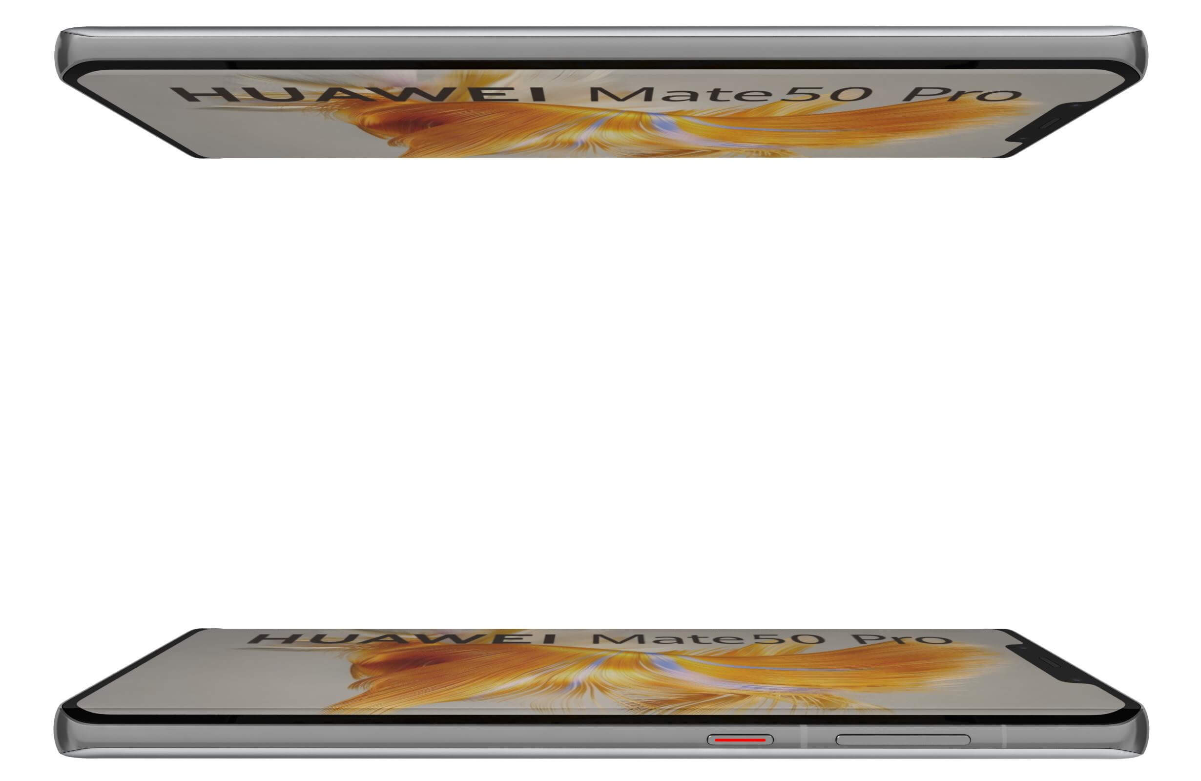 Huawei Mate 50 Pro Silver - 3D Model by Rever_Art