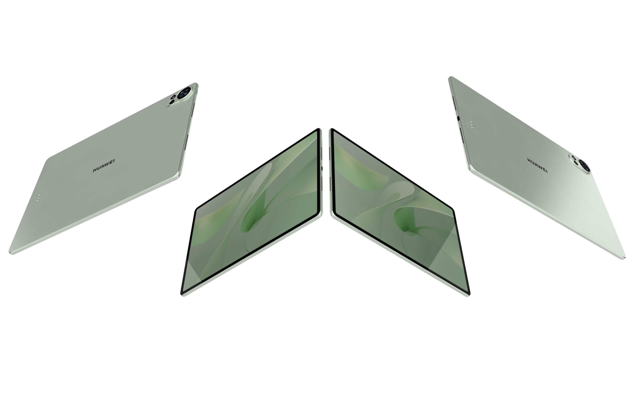 Huawei Matepad 12X Green and White - 3D Model by Rever_Art