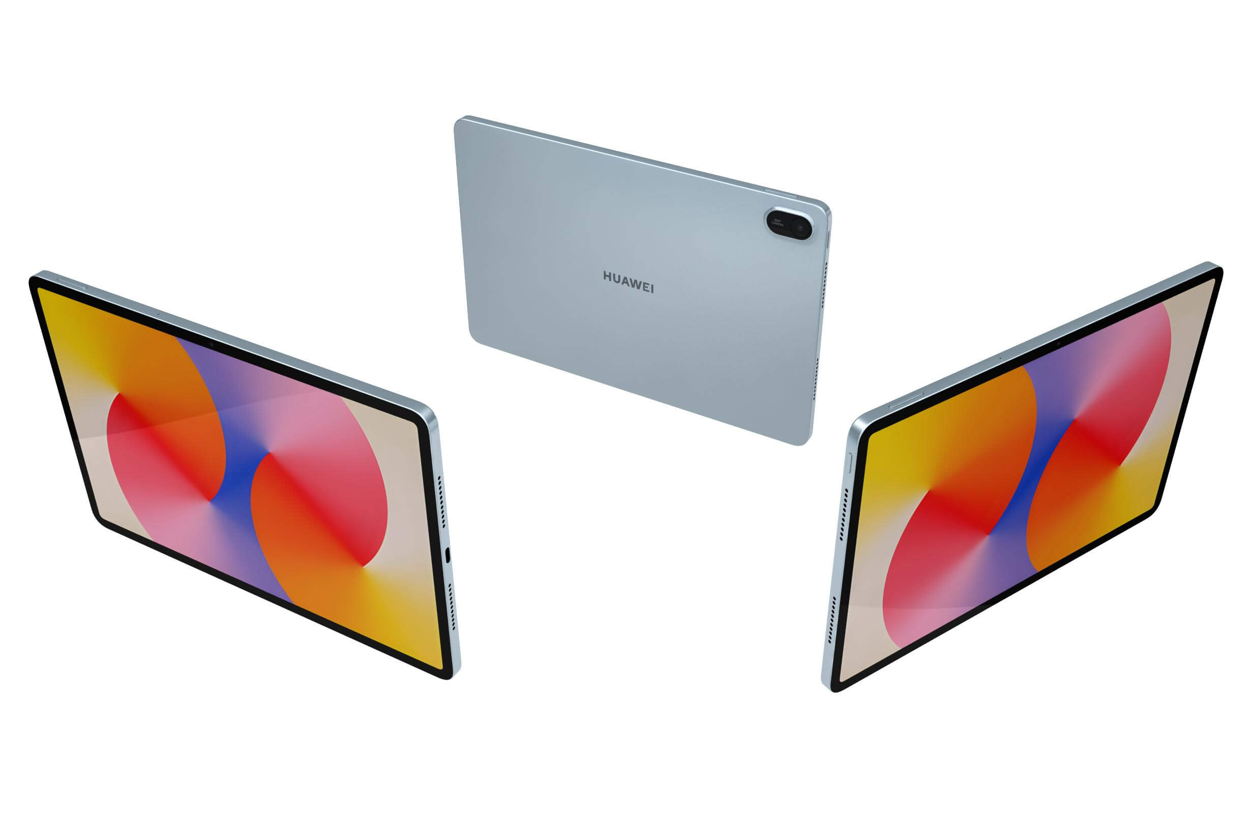 Huawei Matepad SE 11 Nebula Gray and Crystal Blue - 3D Model by Rever_Art