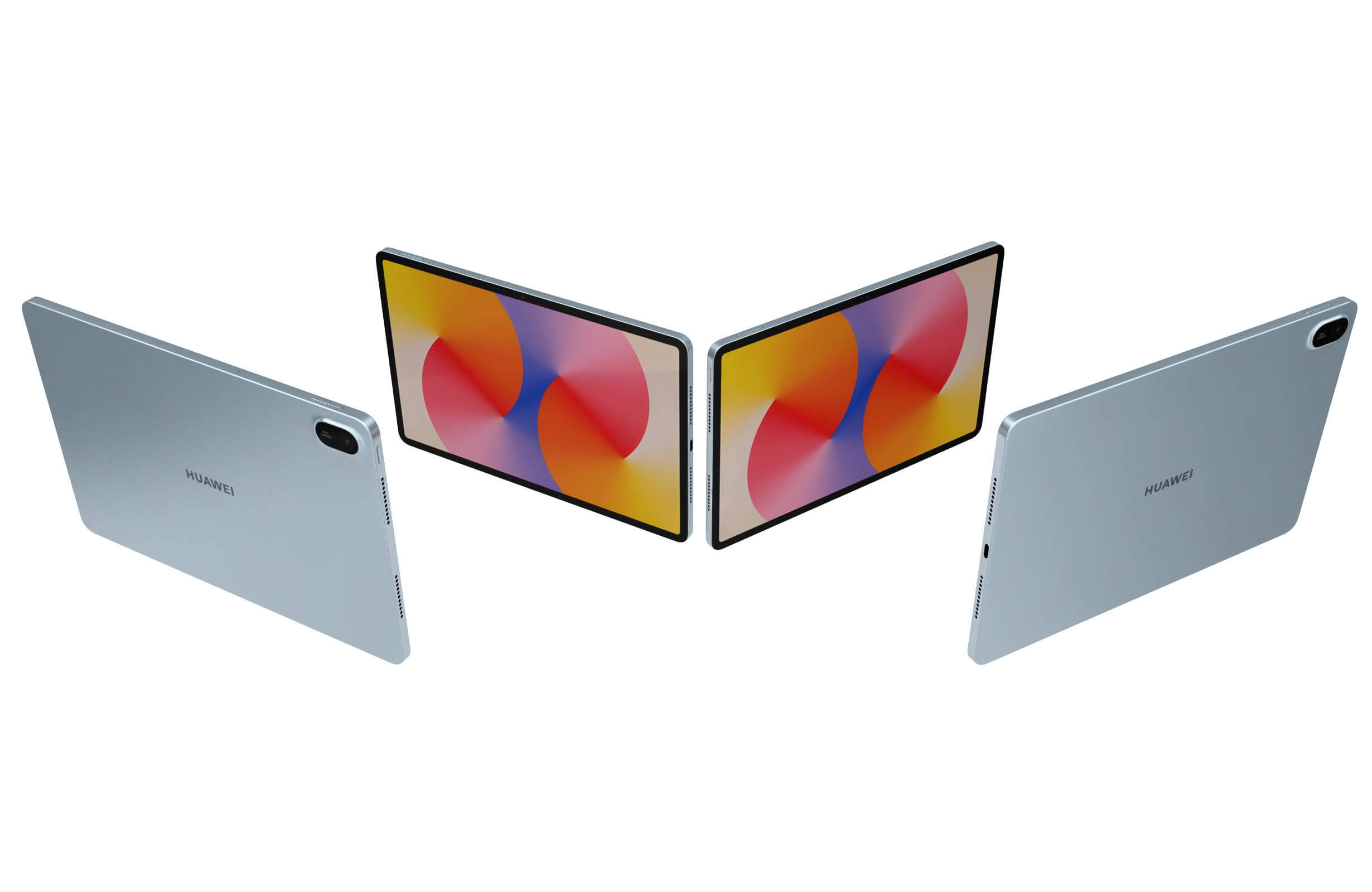 Huawei Matepad SE 11 Nebula Gray and Crystal Blue - 3D Model by Rever_Art