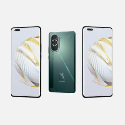 Huawei Nova 10 Pro Green - 3D Model by Rever_Art