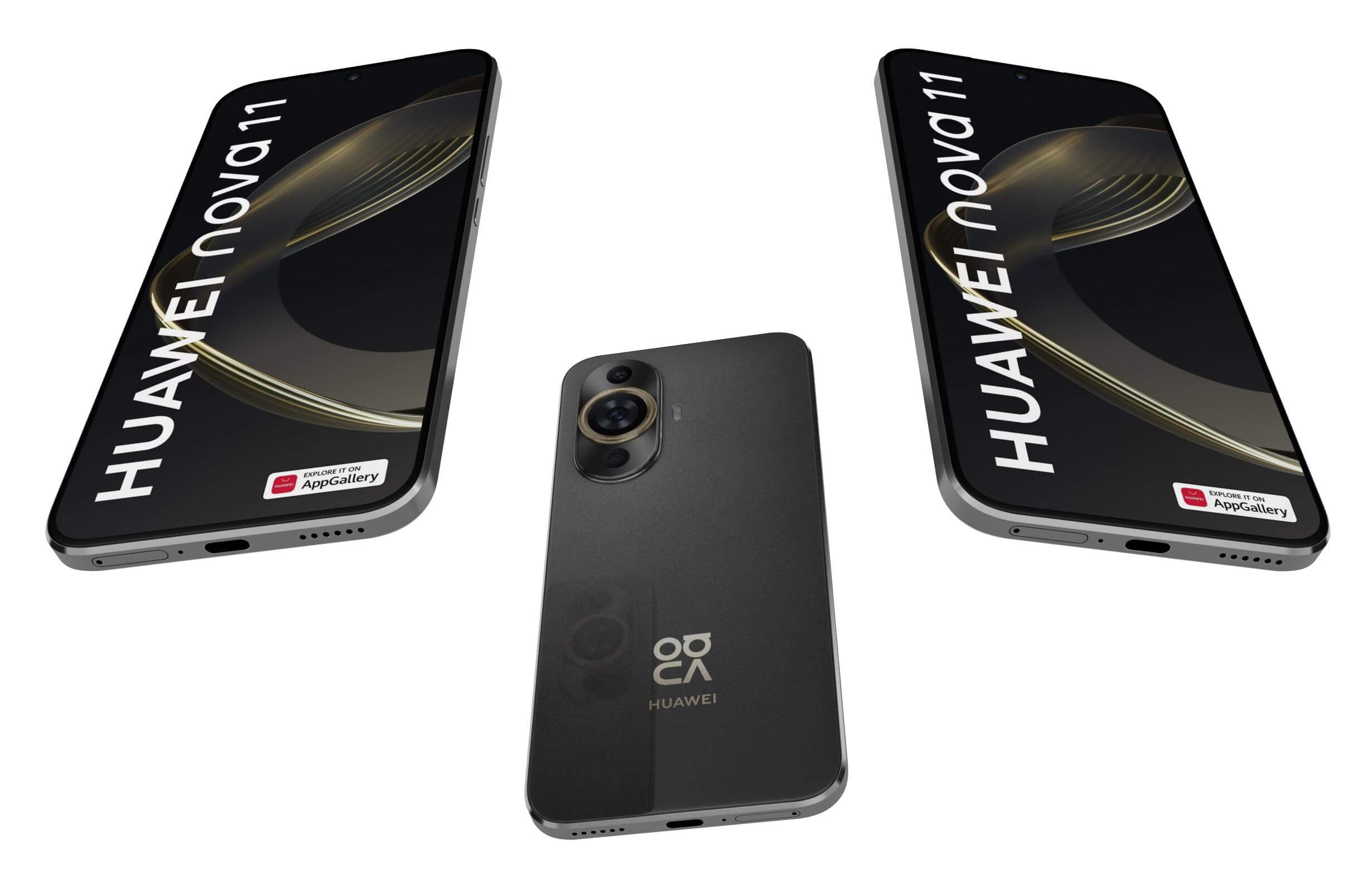 Huawei Nova 11 Black - 3D Model by Rever_Art