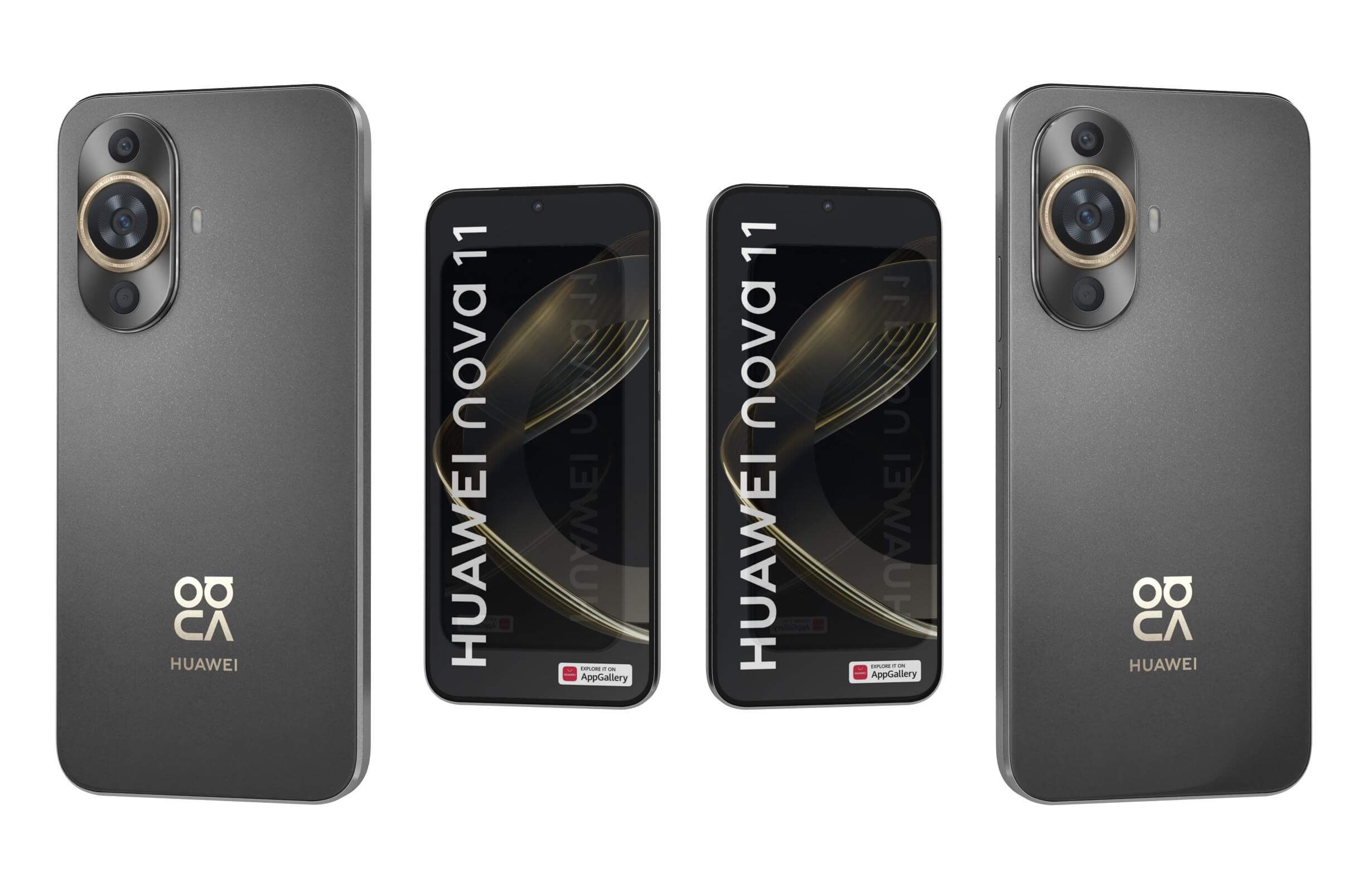 Huawei Nova 11 Black - 3D Model by Rever_Art