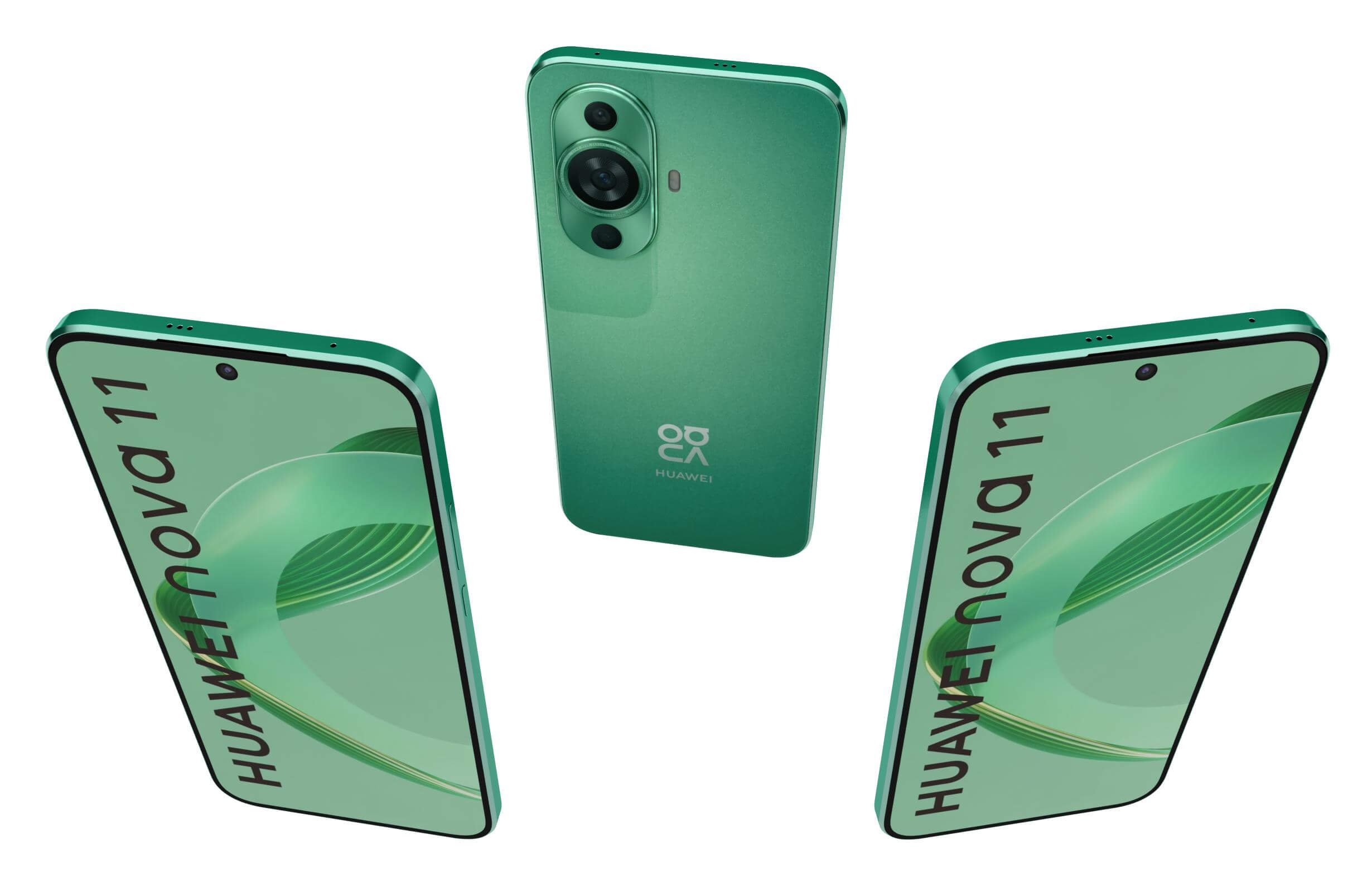 Huawei Nova 11 Green - 3D Model by Rever_Art