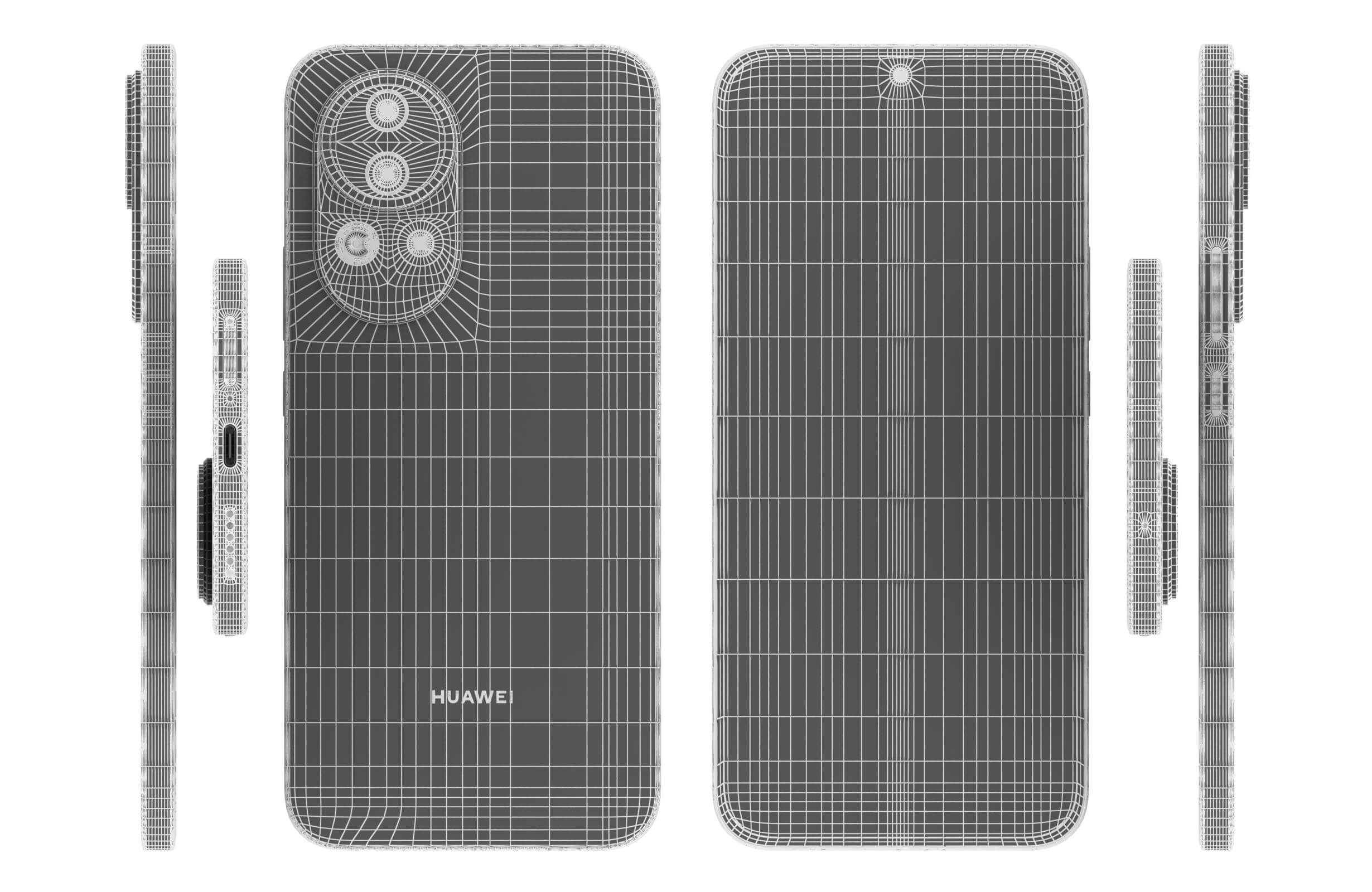 Huawei Nova 12 Black - 3D Model by Rever_Art