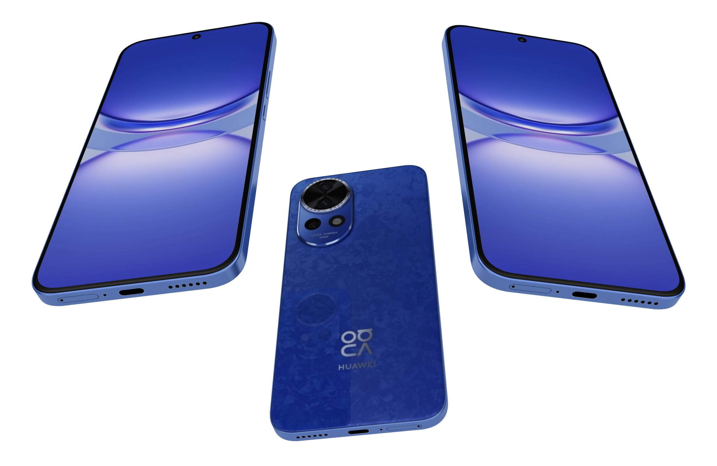 Huawei Nova 12 Blue - 3D Model by Rever_Art