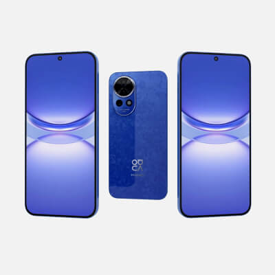 Huawei Nova 12 Blue - 3D Model by Rever_Art