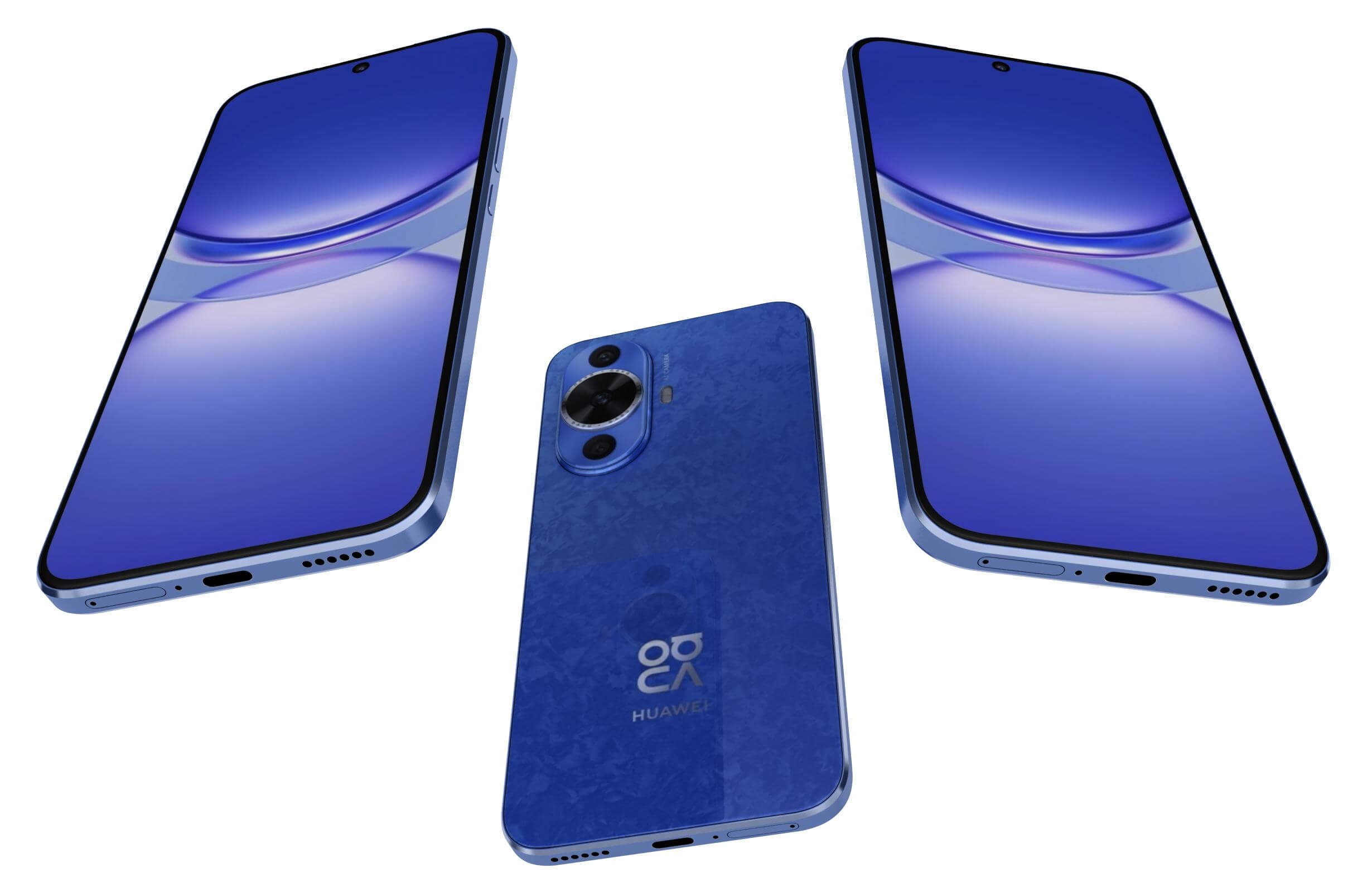 Huawei Nova 12 Lite Blue - 3D Model by Rever_Art
