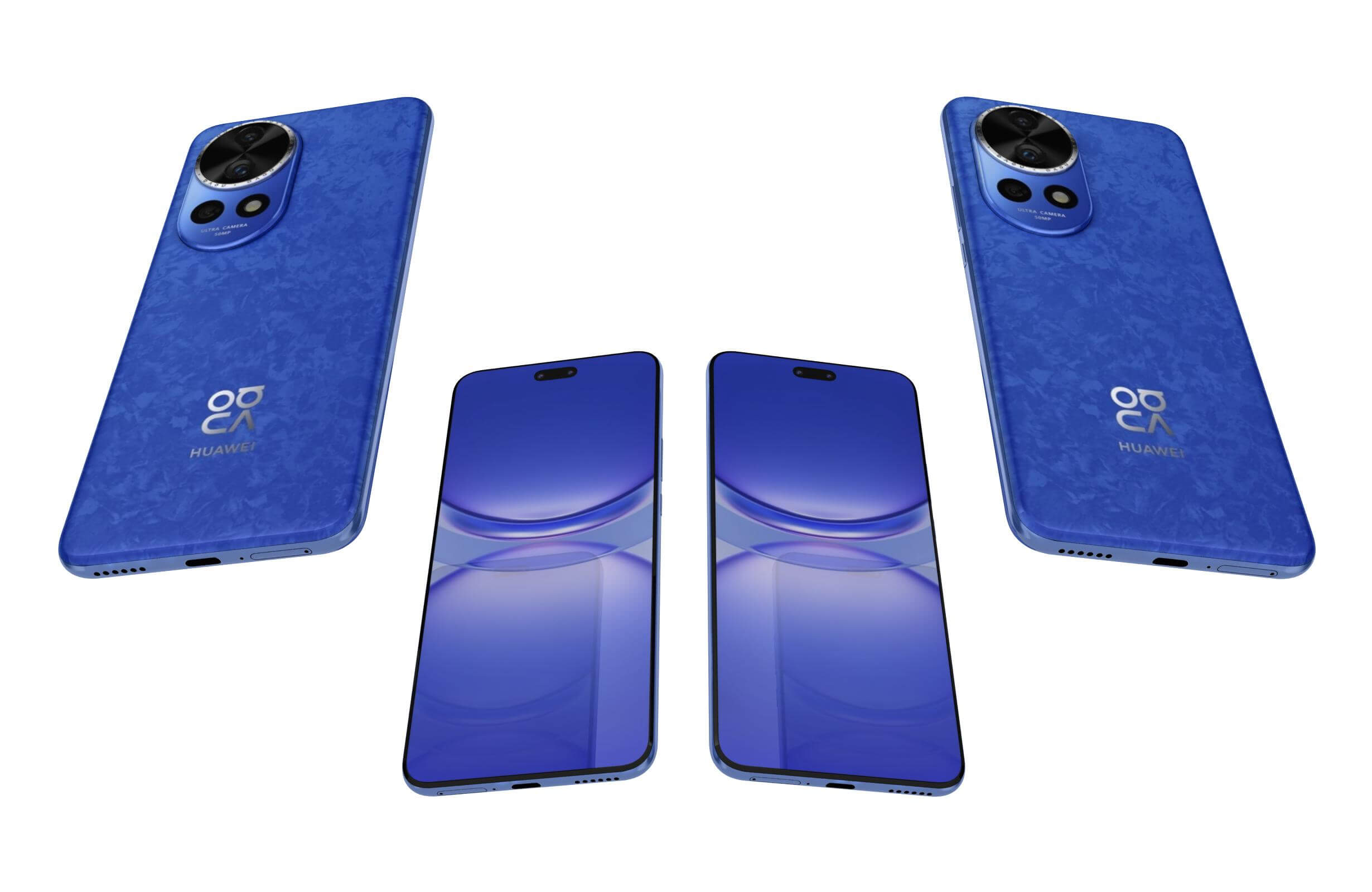 Huawei Nova 12 Pro Blue - 3D Model by Rever_Art