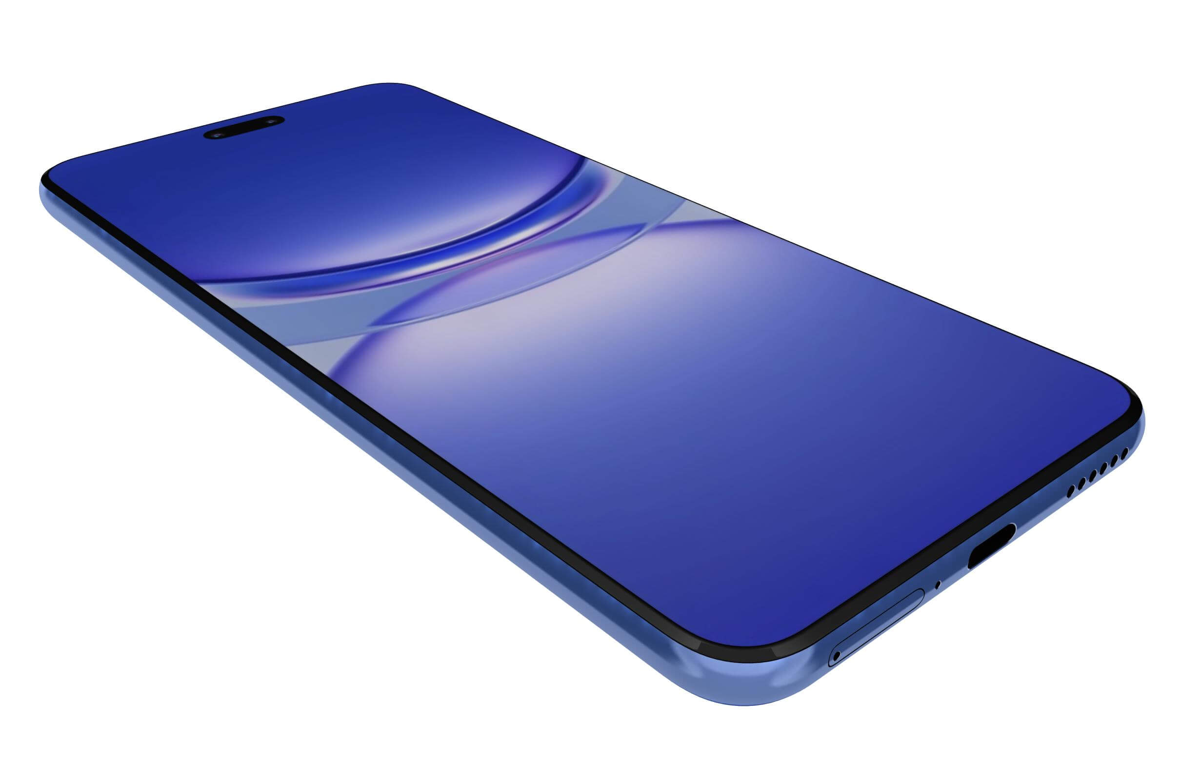 Huawei Nova 12 Pro Blue - 3D Model by Rever_Art