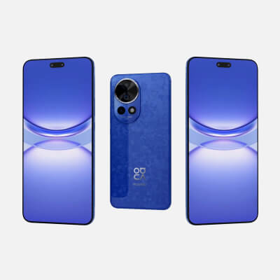 Huawei Nova 12 Pro Blue - 3D Model by Rever_Art