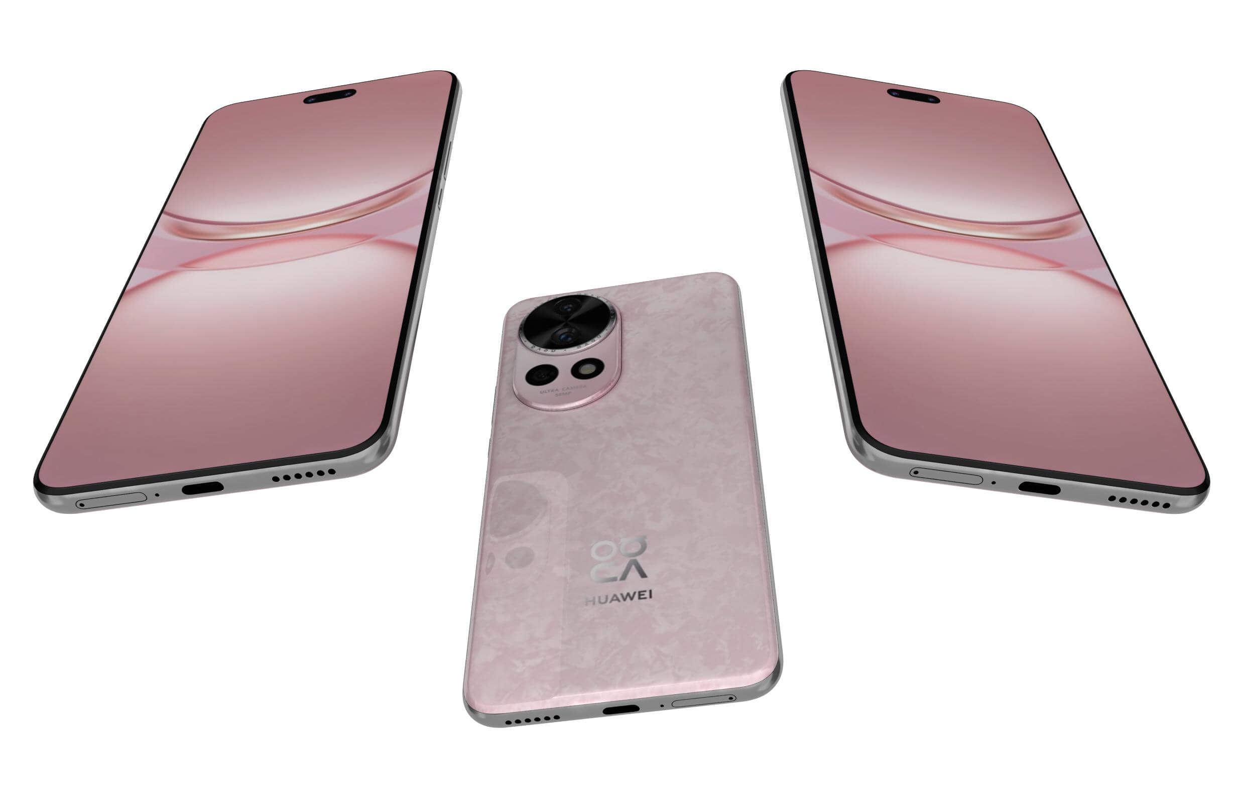 Huawei Nova 12 Pro Pink - 3D Model by Rever_Art
