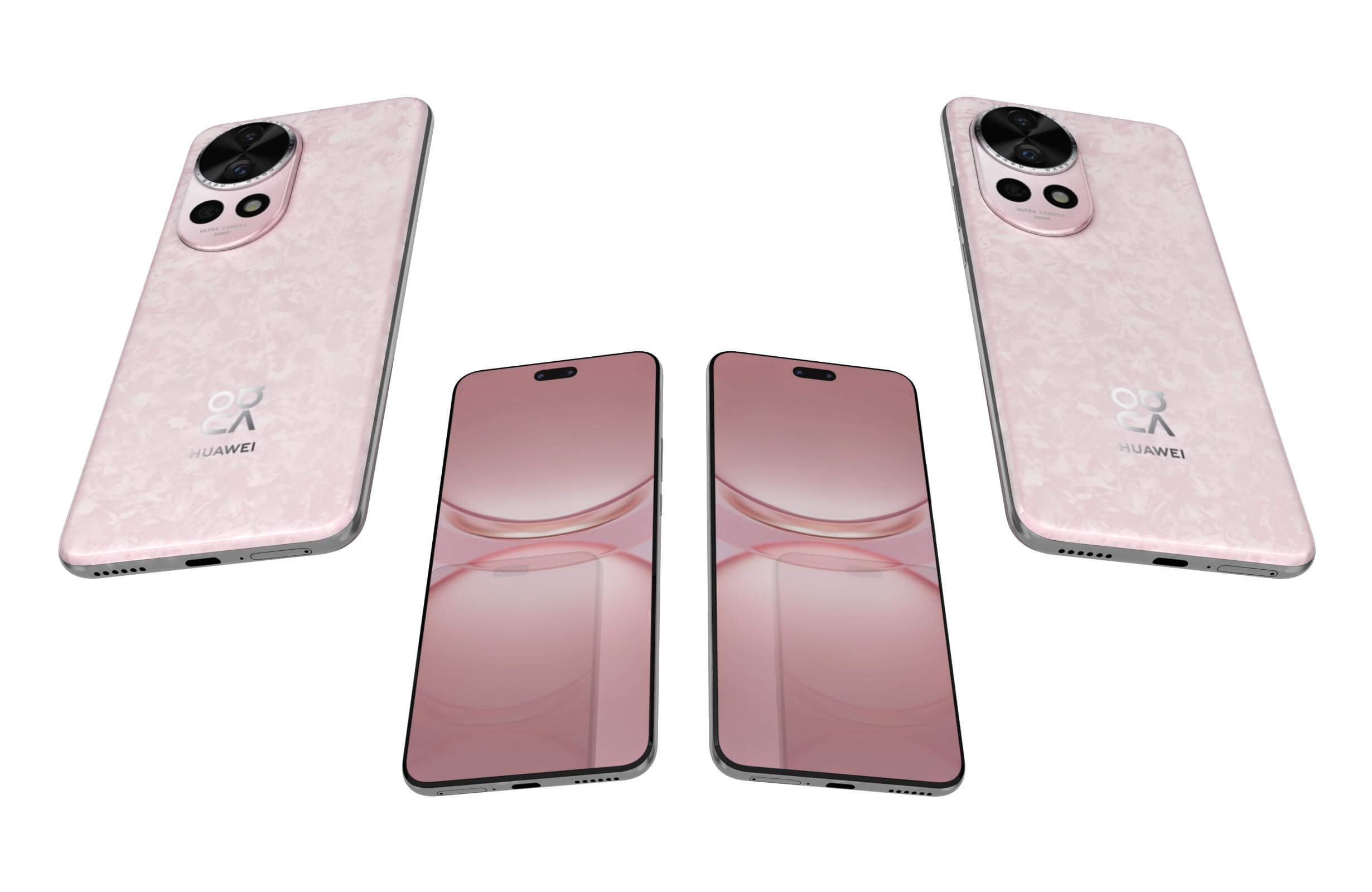 Huawei Nova 12 Pro Pink - 3D Model by Rever_Art