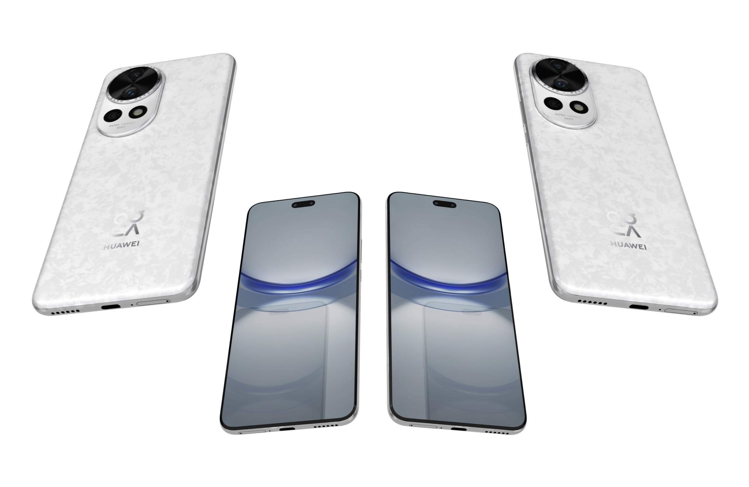 Huawei Nova 12 Pro White - 3D Model by Rever_Art