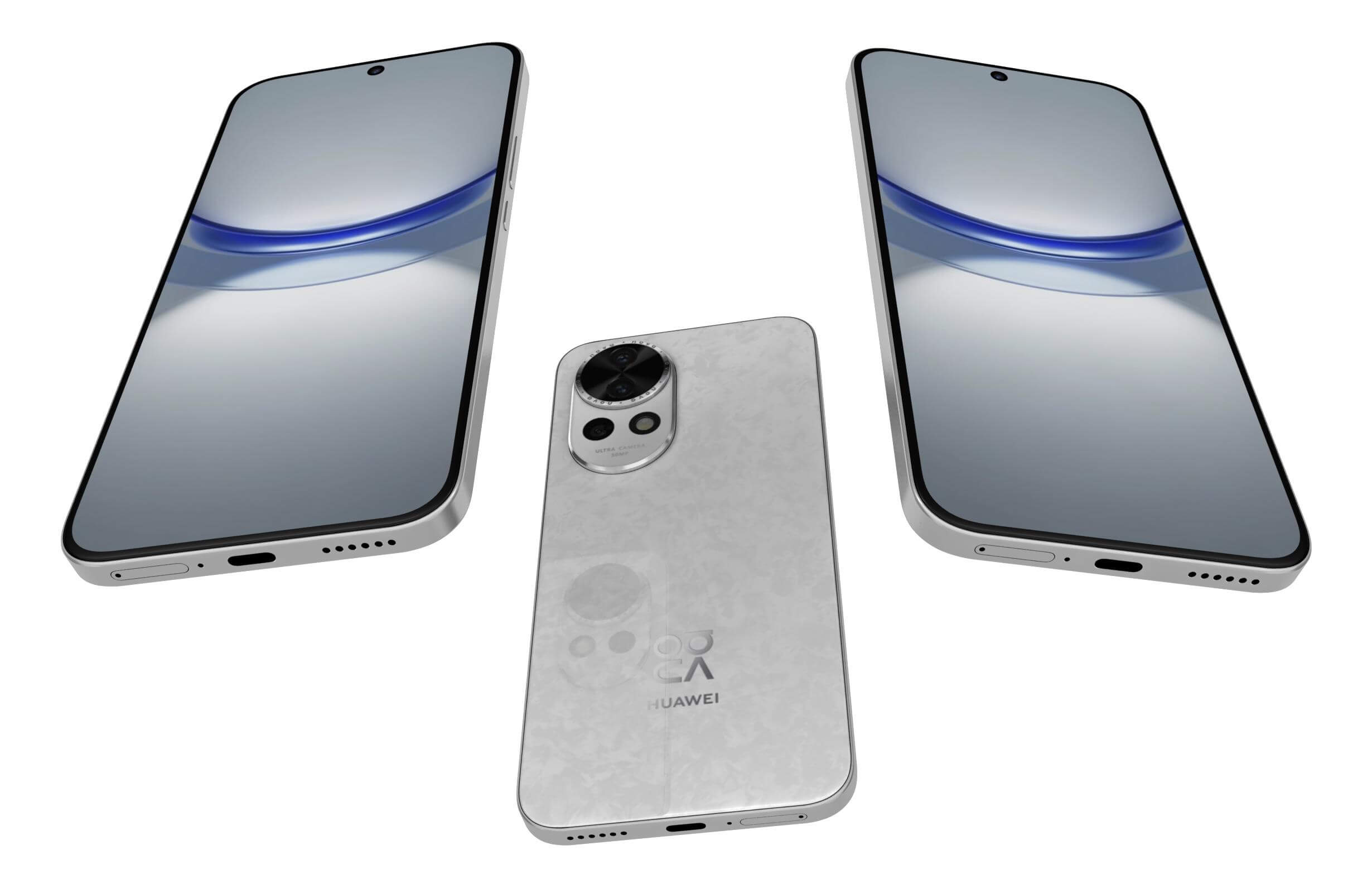 Huawei Nova 12 White - 3D Model by Rever_Art