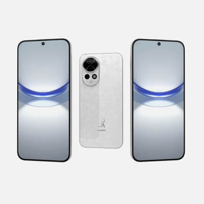 Huawei Nova 12 White - 3D Model by Rever_Art