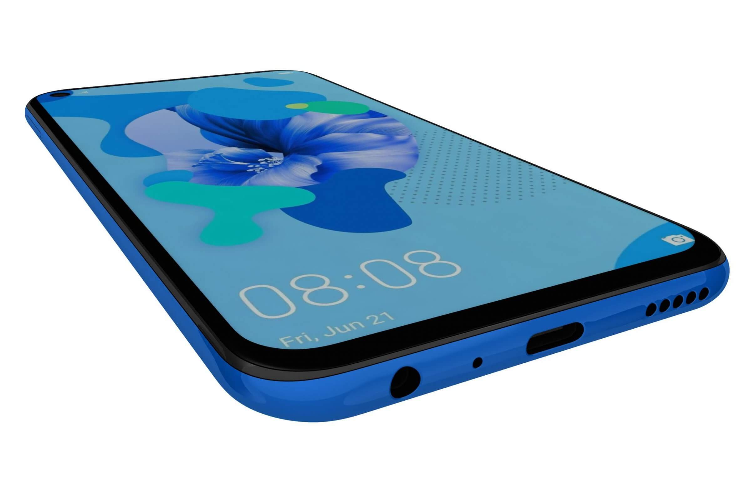 Huawei Nova 5i Gradient Blue - 3D Model by Rever_Art