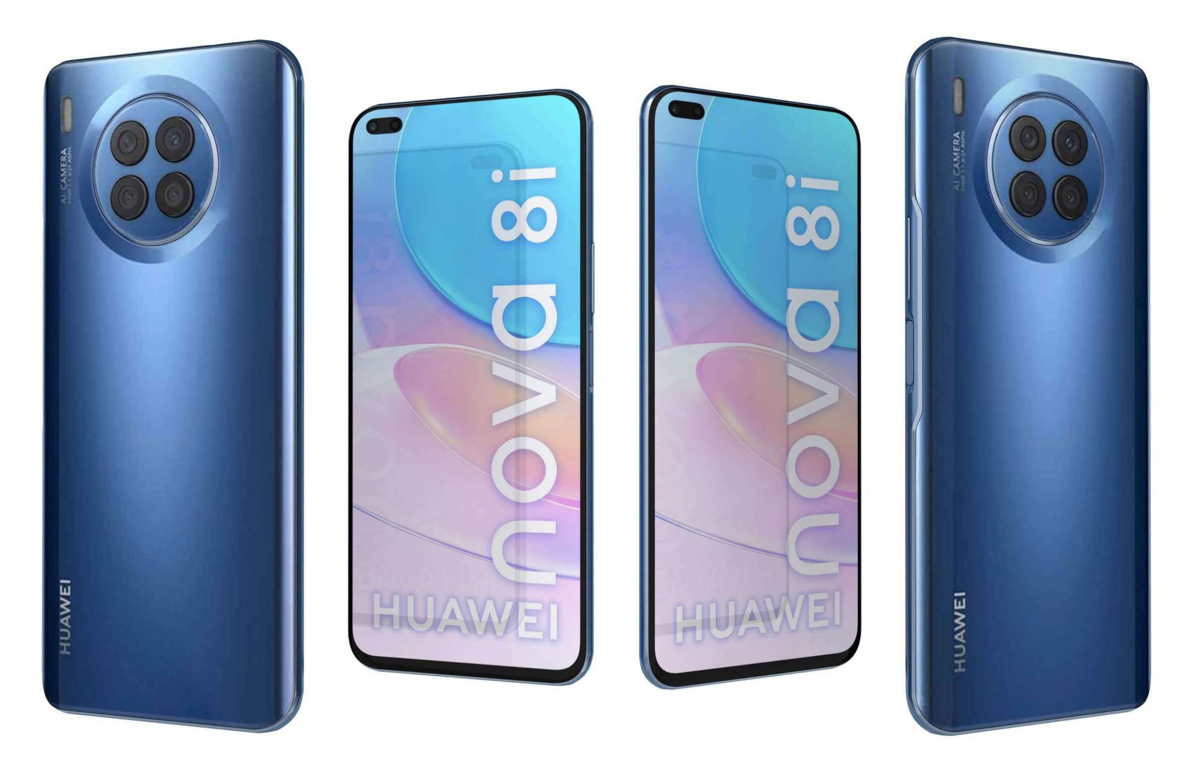 Huawei Nova 8i All Colors - 3D Model by Rever_Art