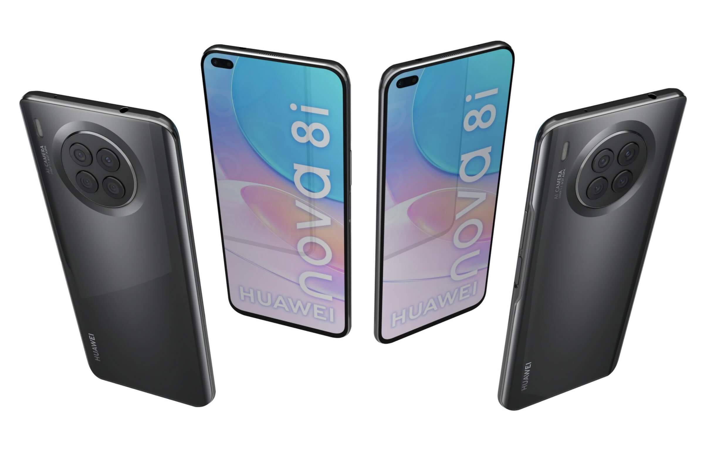 Huawei Nova 8i Starry Black - 3D Model by Rever_Art